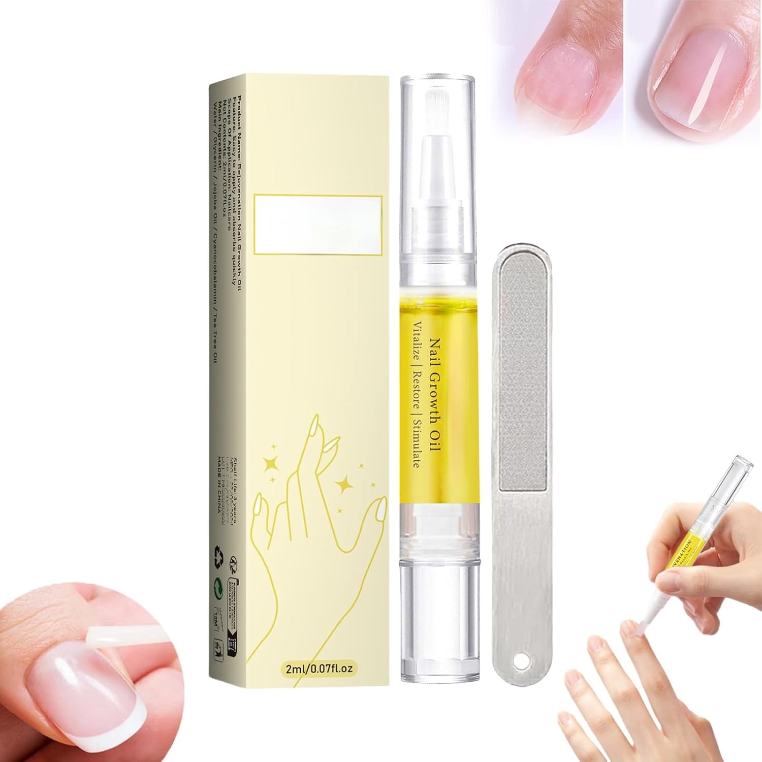 Nail Growth Oil, 2025 Upgrade Nail Oil, Cosmetics Nail Growth Oil Pen ...