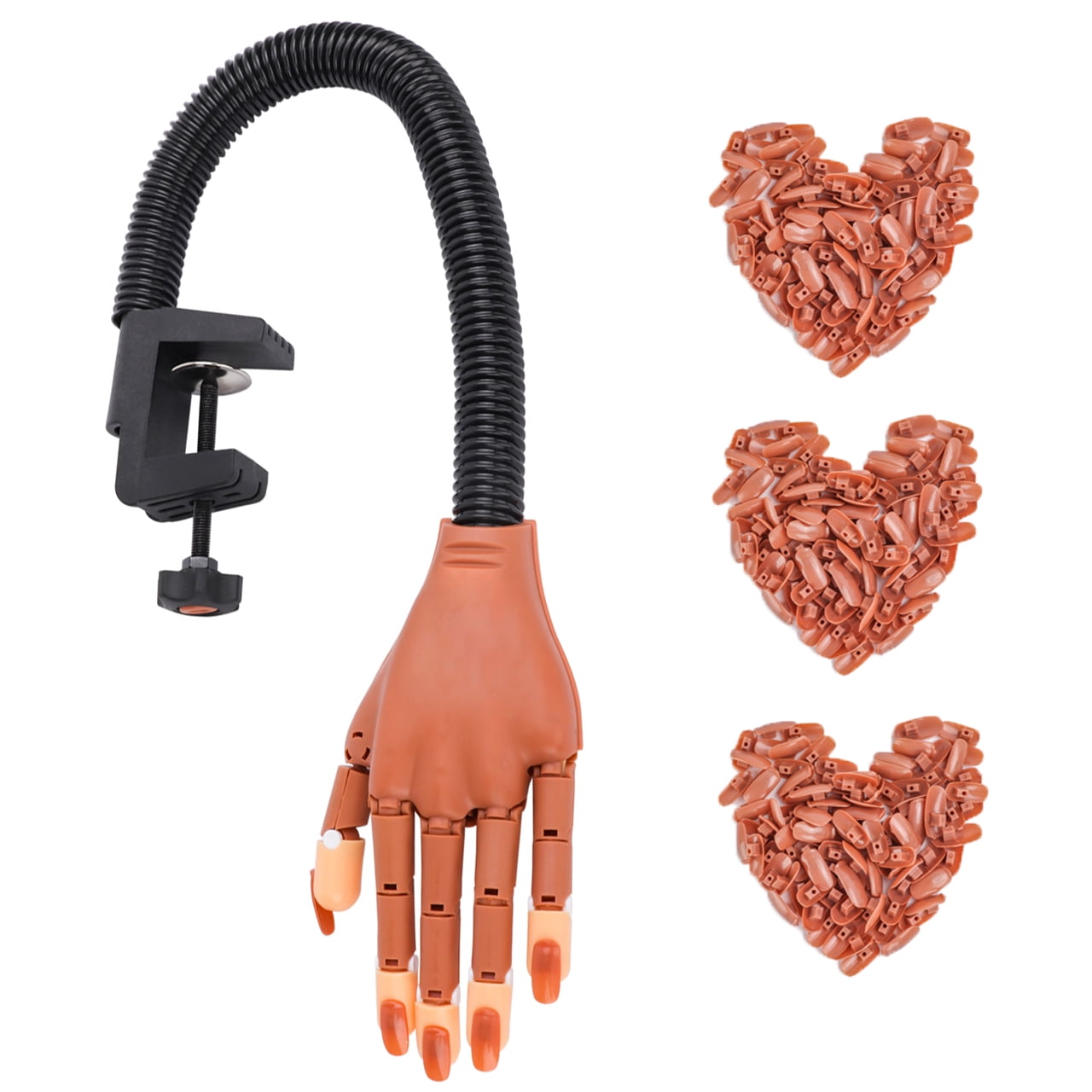 Nail Hands Practice Nail Art Adjustable Training Hand Display Tool ...