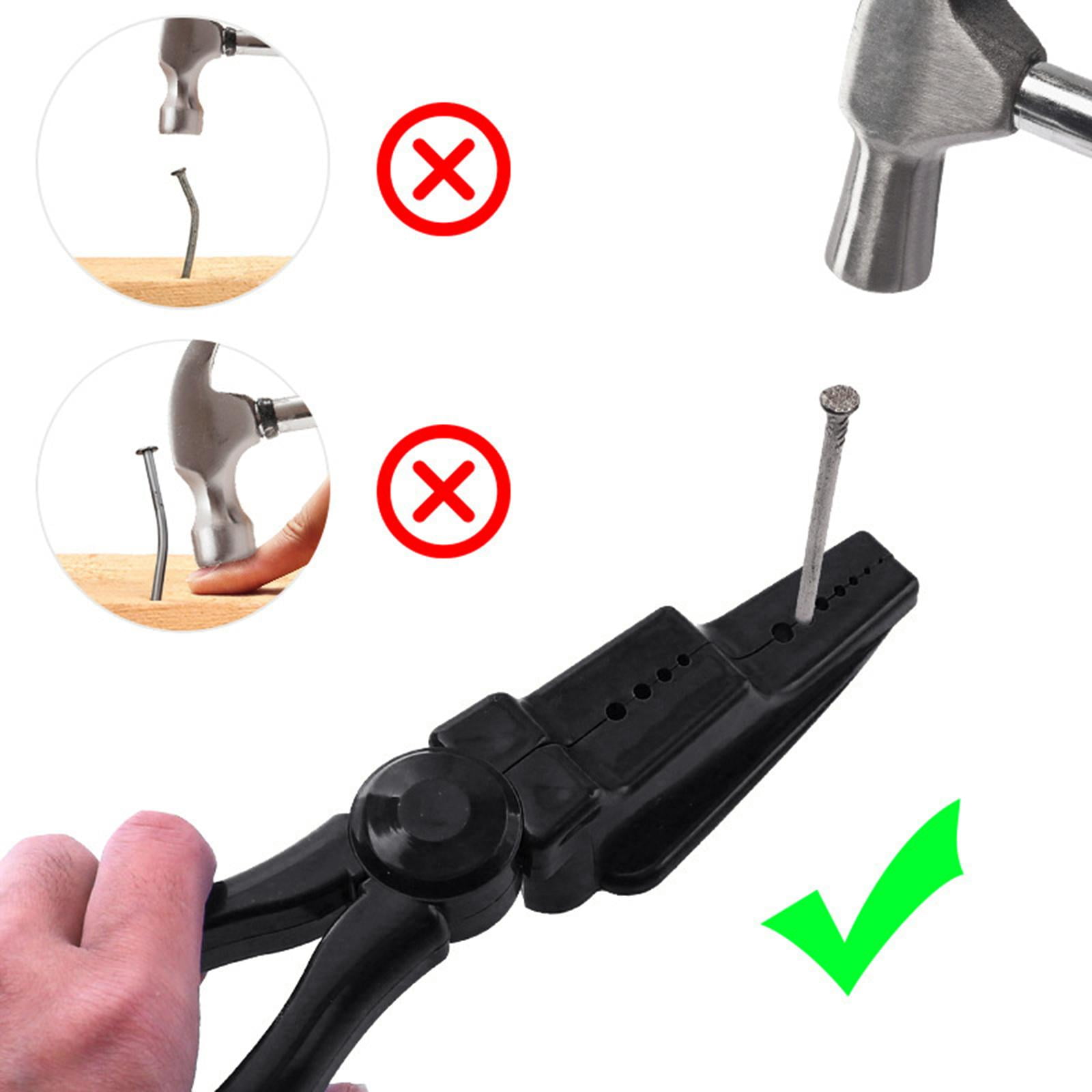 Nail Holder Pliers, Nail Tamper Finger Joint Pliers, Durable Portable ...