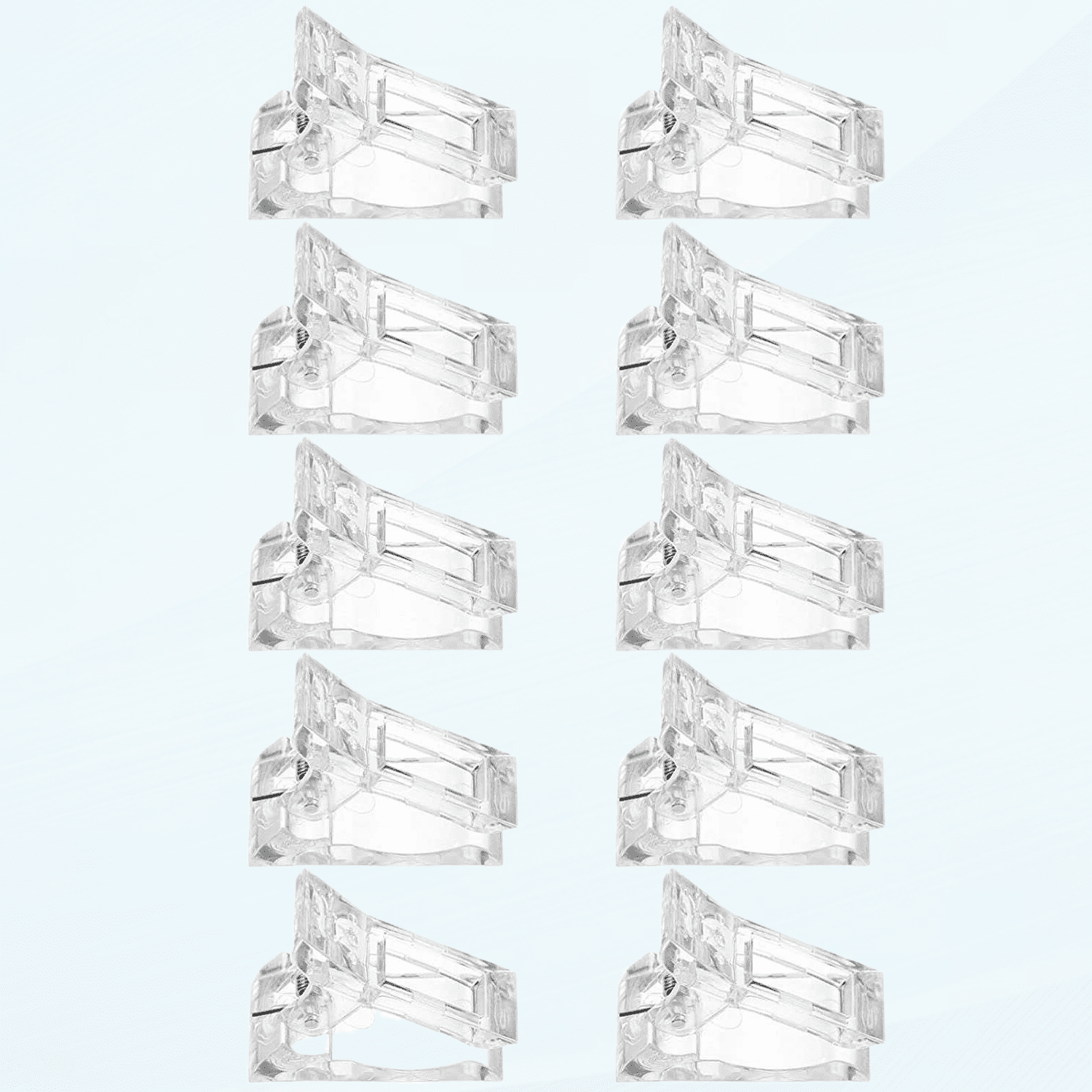 Nail Kits Nail Kits 10pcs Building Nail Tips Clip Finger Nail Extension ...