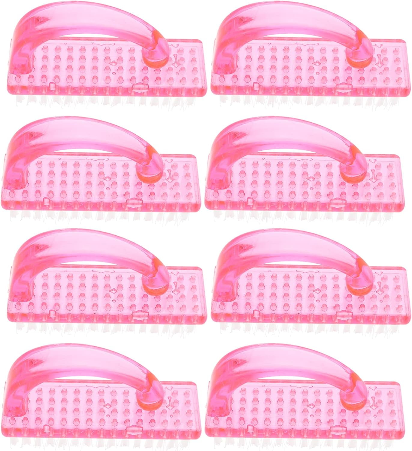Nail Kits Nail Scrubber 8pcs Handle Grip Nail Brush Nail Brushes Hand ...