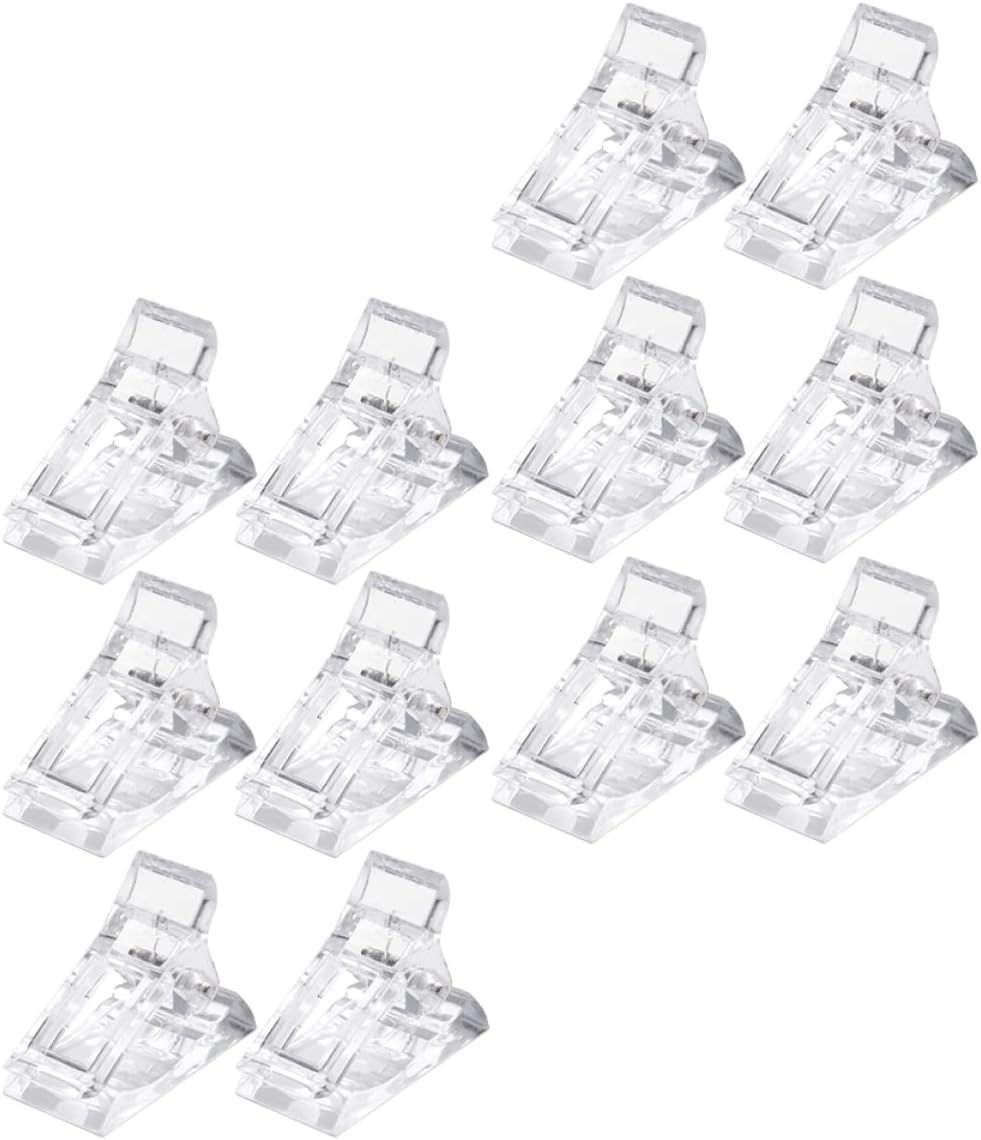 Nail Kits Nail Set Tool 12Pcs Nail Extension Clips Manicure Tools ...