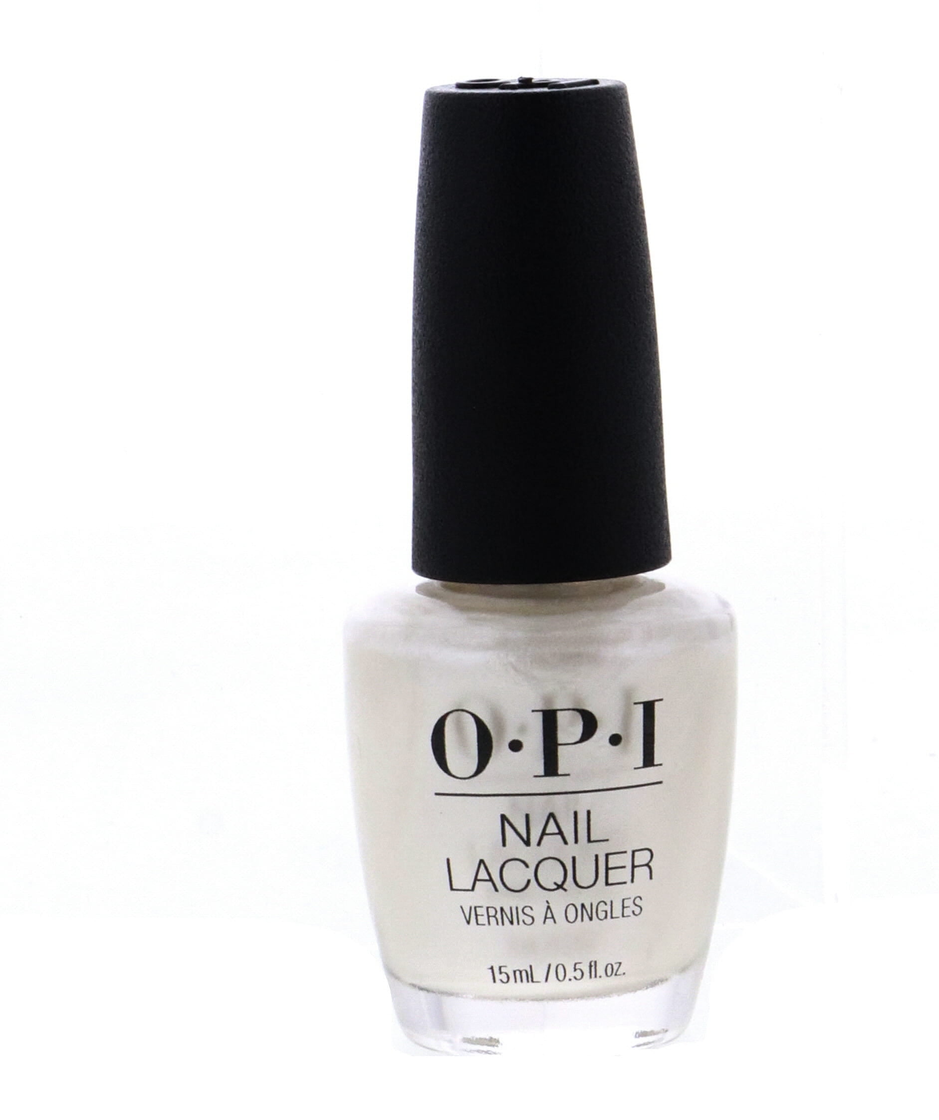 OPI Nail Lacquer, Kyoto Pearl White Nail Polish, 0.5 fl. oz, Gloss ...