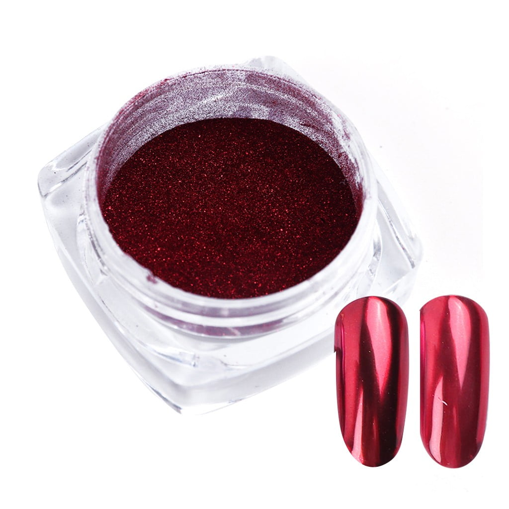 Nail Mirror Glitter Powder Metallic Color Nail Art Pigment Dust ...