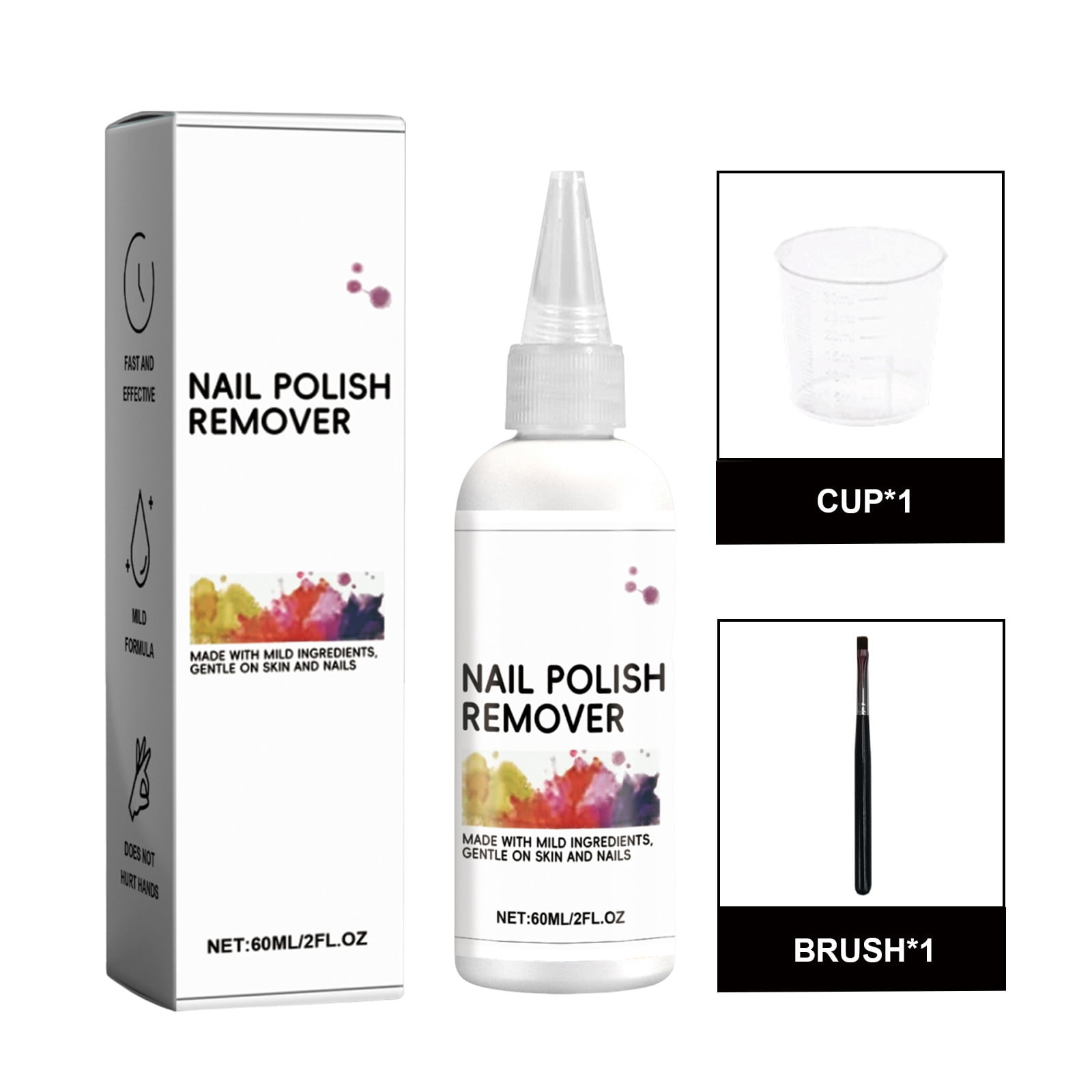 Nail Oil Remover Gel Remover Instant Sol Diluent Gel Remover 60ML ...