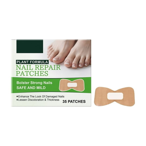 Nail Patches, 8-Hour Overnight Treatment, Fast-Acting Toenail Repair ...