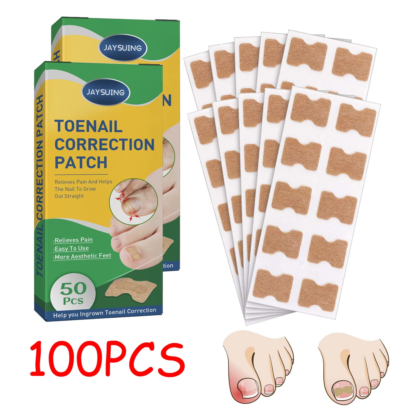 Nail Patches , Correction Patches for Beautiful and Healthy Nails, Easy ...