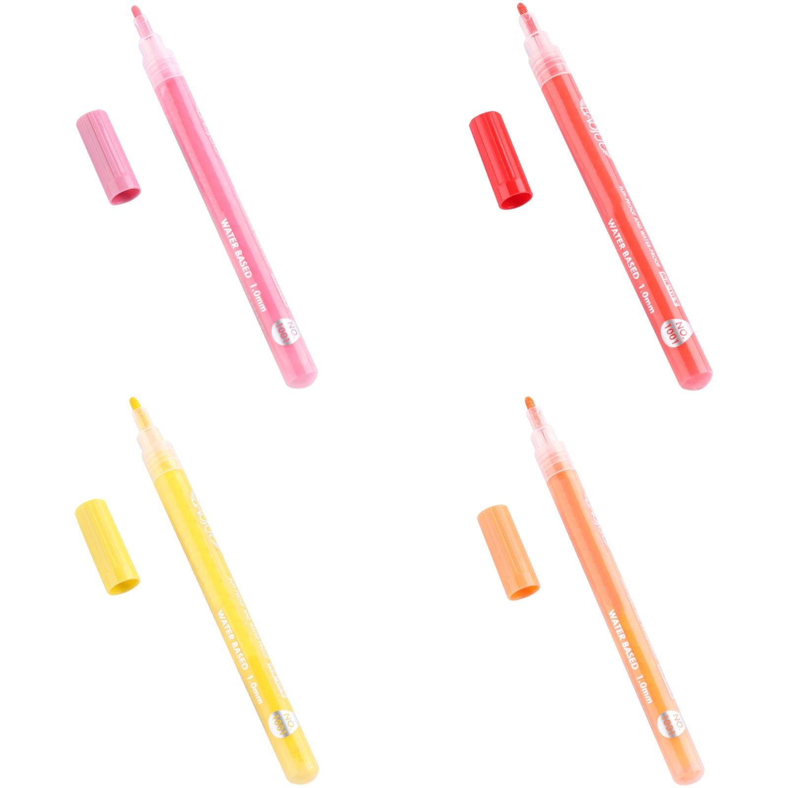 Nail Pens 12 Colors Acrylic Paint Pens Fine Tip Nail Pens For 3d Nail ...