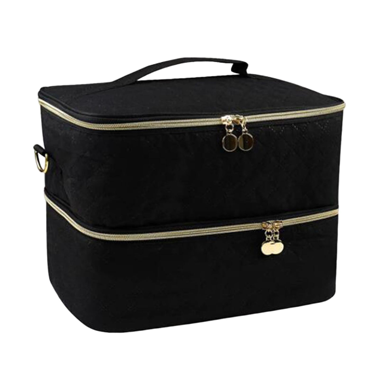 Nail Polish Bag Black Nail Polish Organizer for Cosmetic Perfume Nail ...