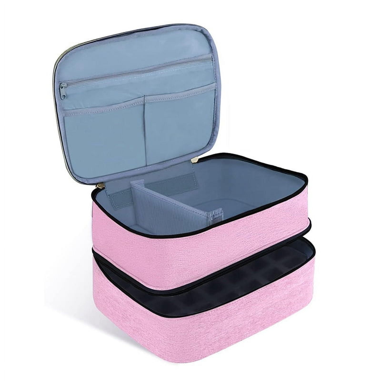 Nail Polish Carrying Case Nail and Storage Nail Polish Box Holds 30 ...