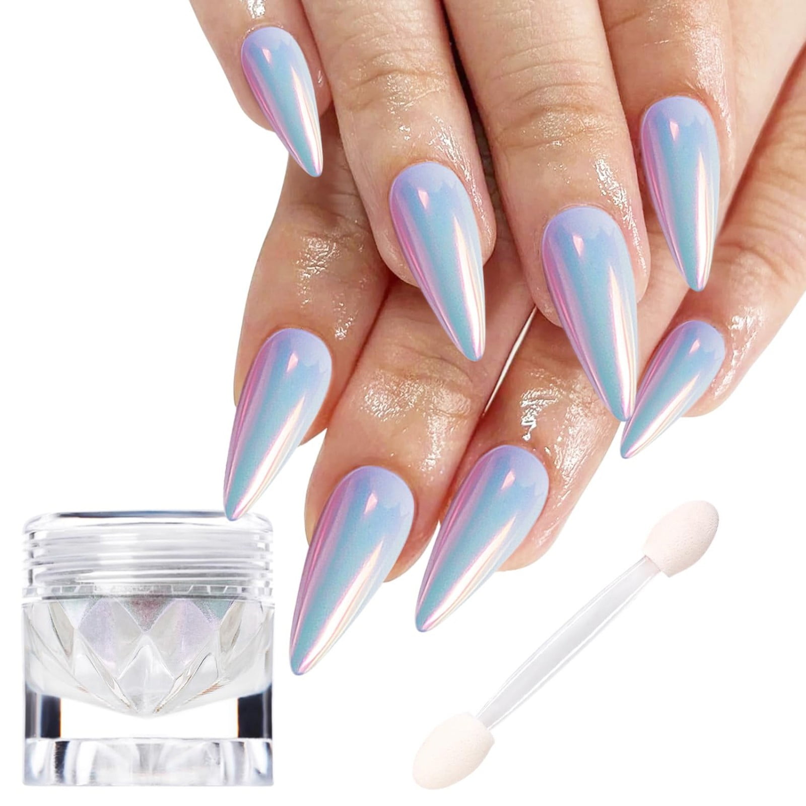 Nail Powder Metallic Effect Pearl Glitter Pigment Powder For Nails ...