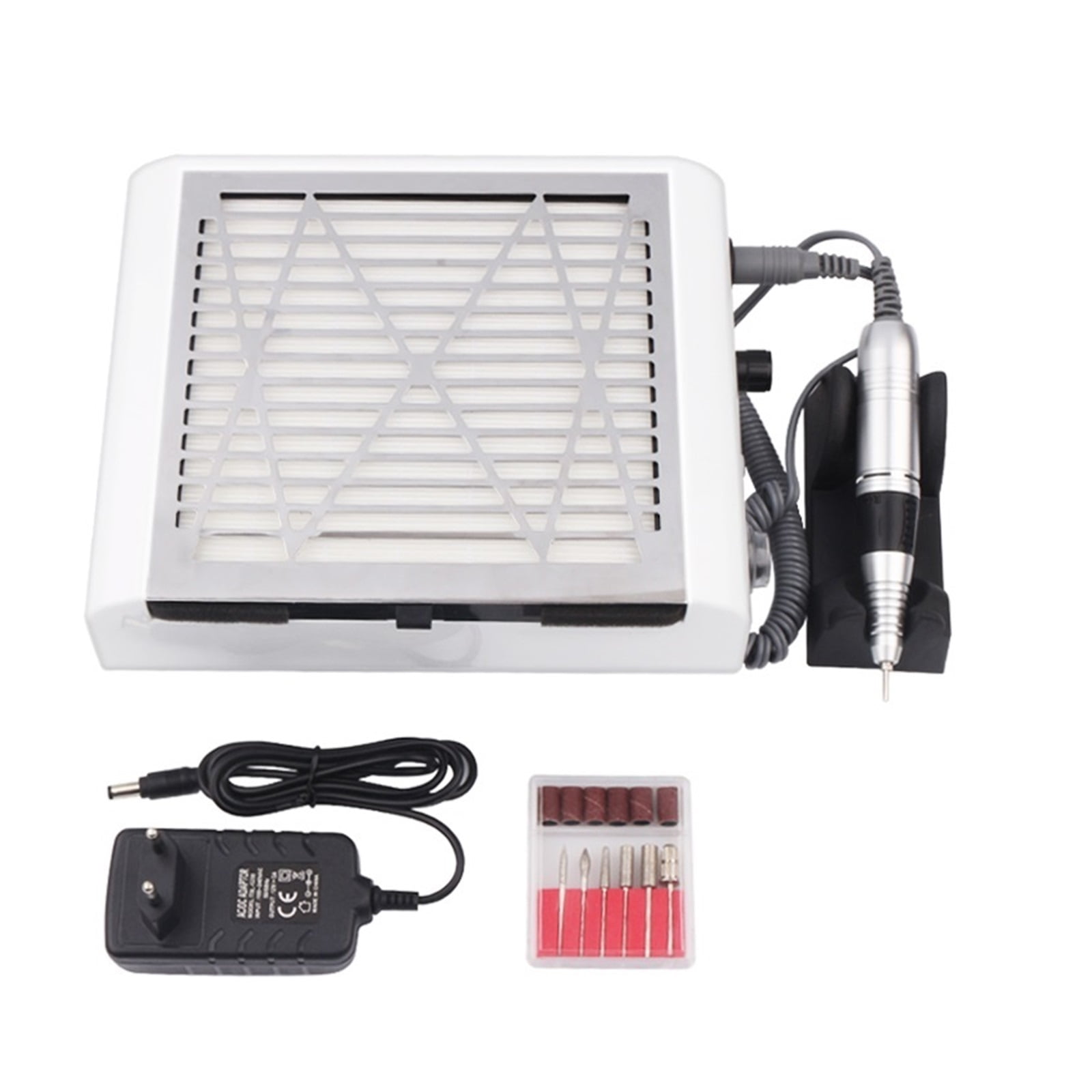 Nail Power Nail Dust Collector Manicure Remover Nail Vacuum Cleaner ...