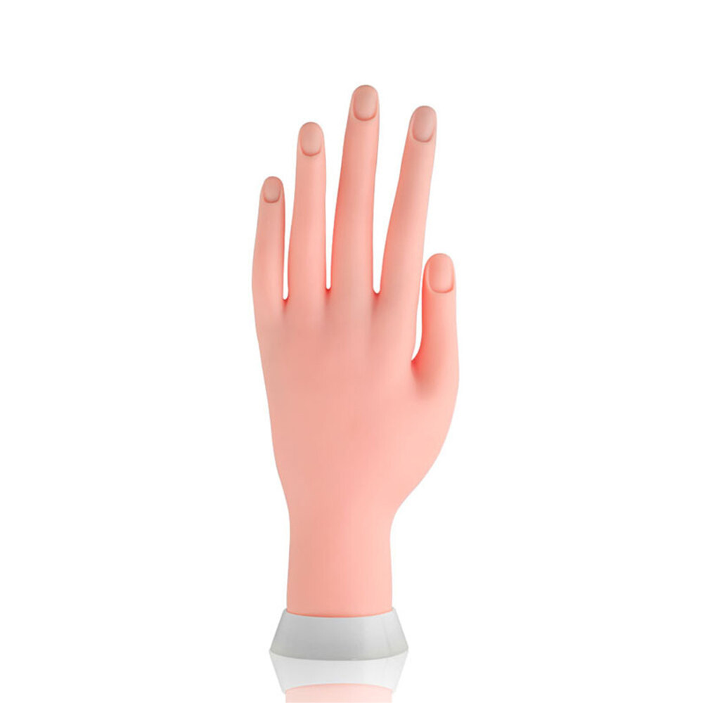Nail Practice Training Bendable Practice Hand Fake Hand Nail Art ...
