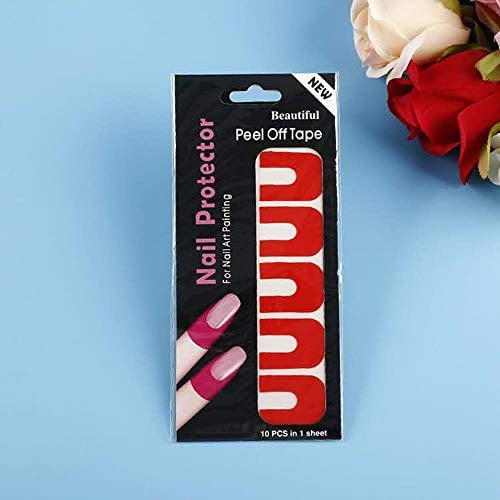 Nail Protector For nail Art Painting Anti-nail Polish Overflow U-shaped ...