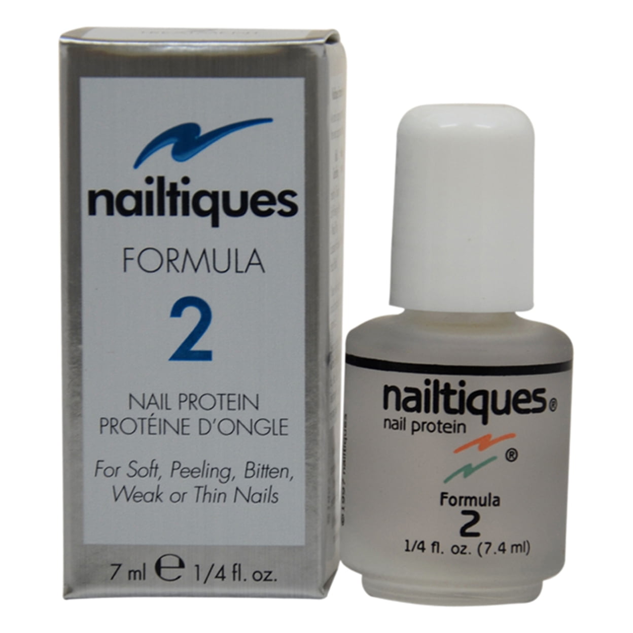 Nail Protein Formula # 2 by Nailtiques for Women - 0.25 oz Nail Polish ...