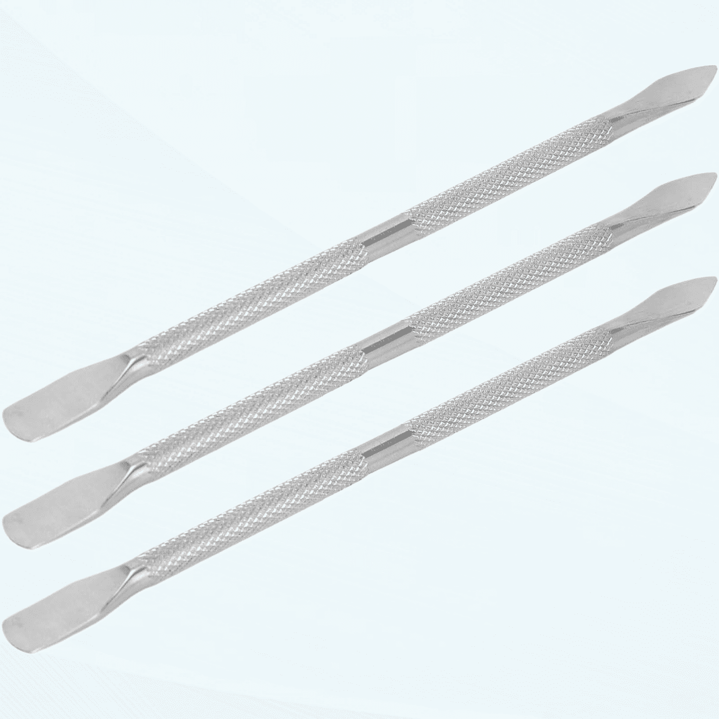 Nail Pusher, 3Pcs Nail Stainless Steel Trimmer Remover Set Manicure ...