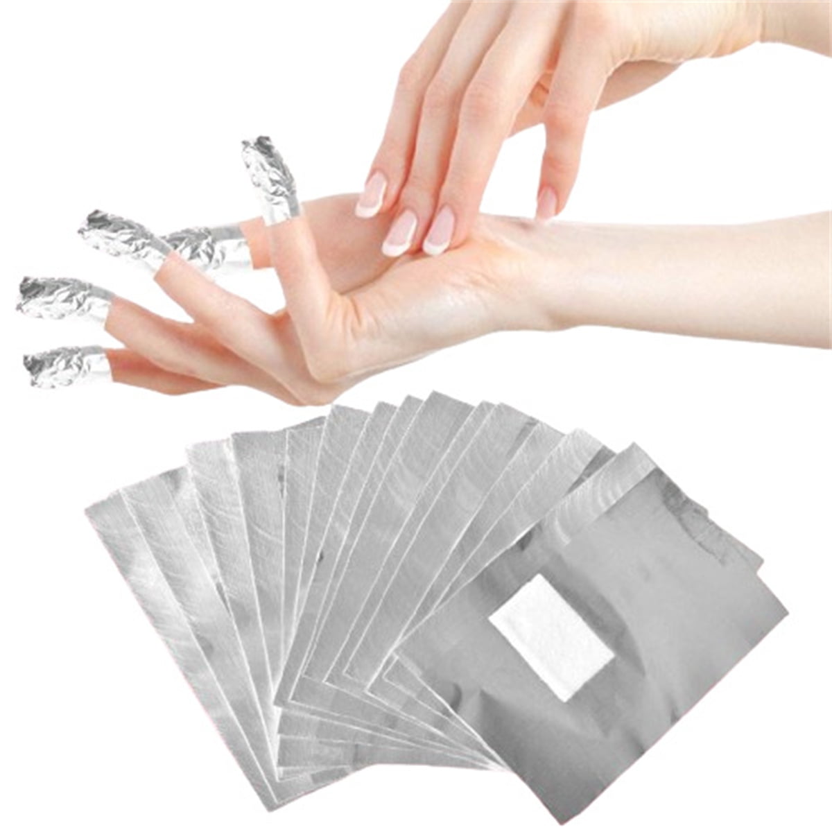 Nail Remover Foil Wraps for Acrylic, UV, Gel Polish Soak-off Removal ...