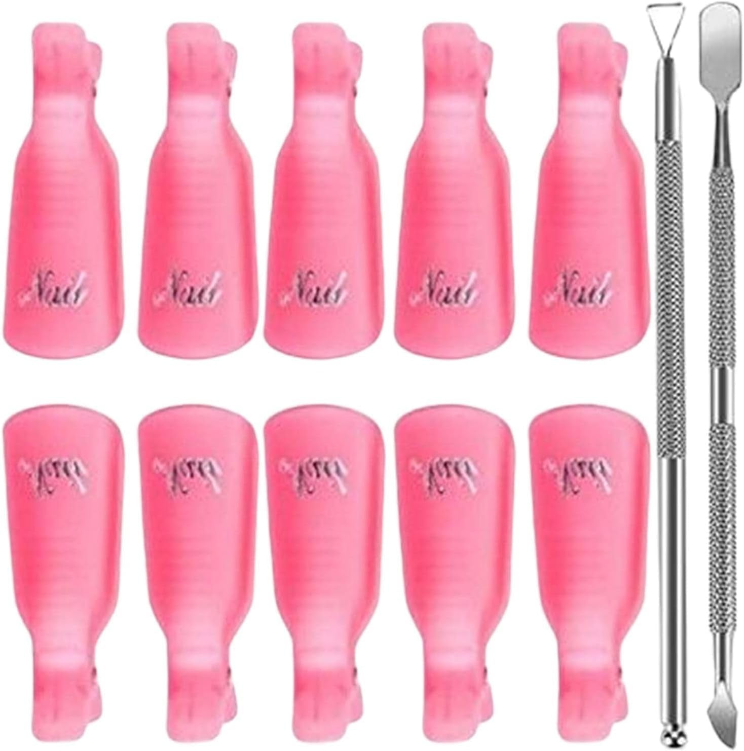Nail Remover Kit, Reusable Nail Polish Remover Set with Remover Clips ...