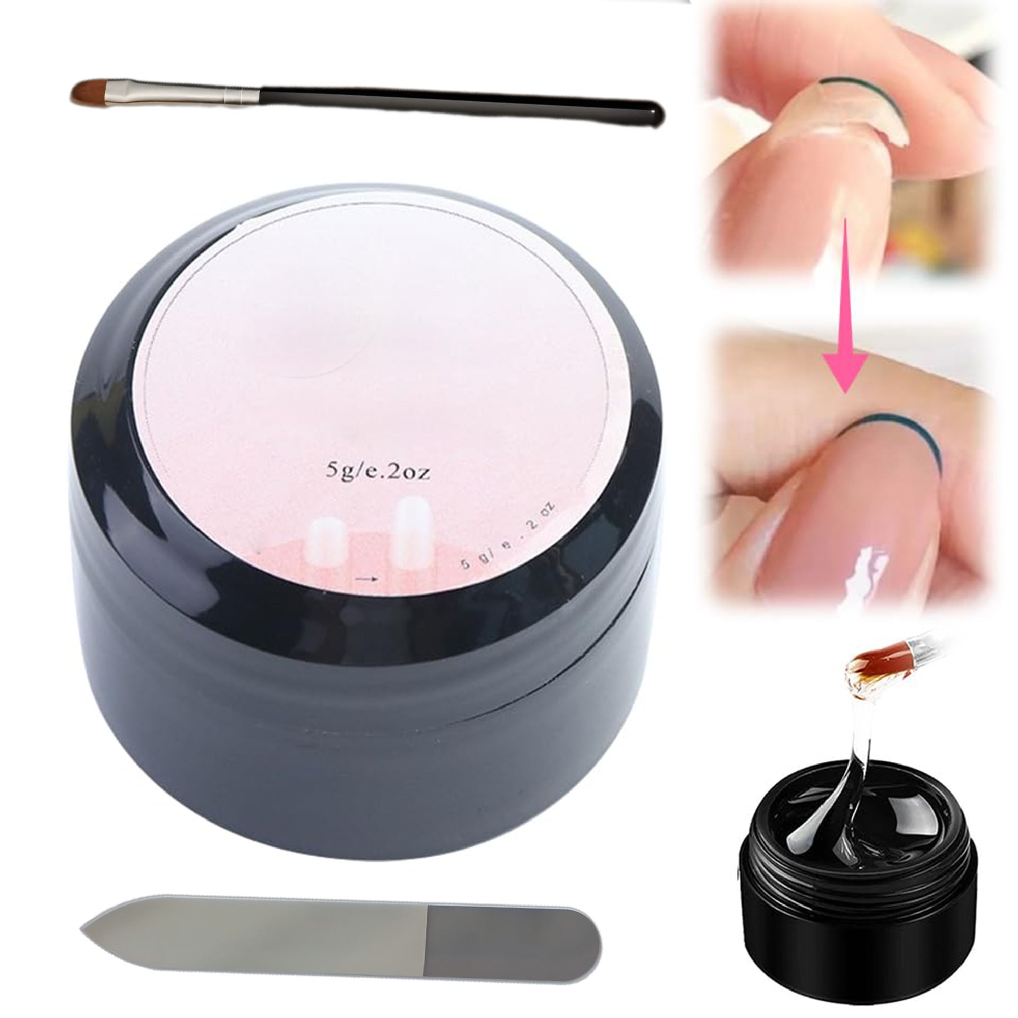 Nail Repair Protection Gel, 2025 Upgraded Nail Repair Kit for Split ...