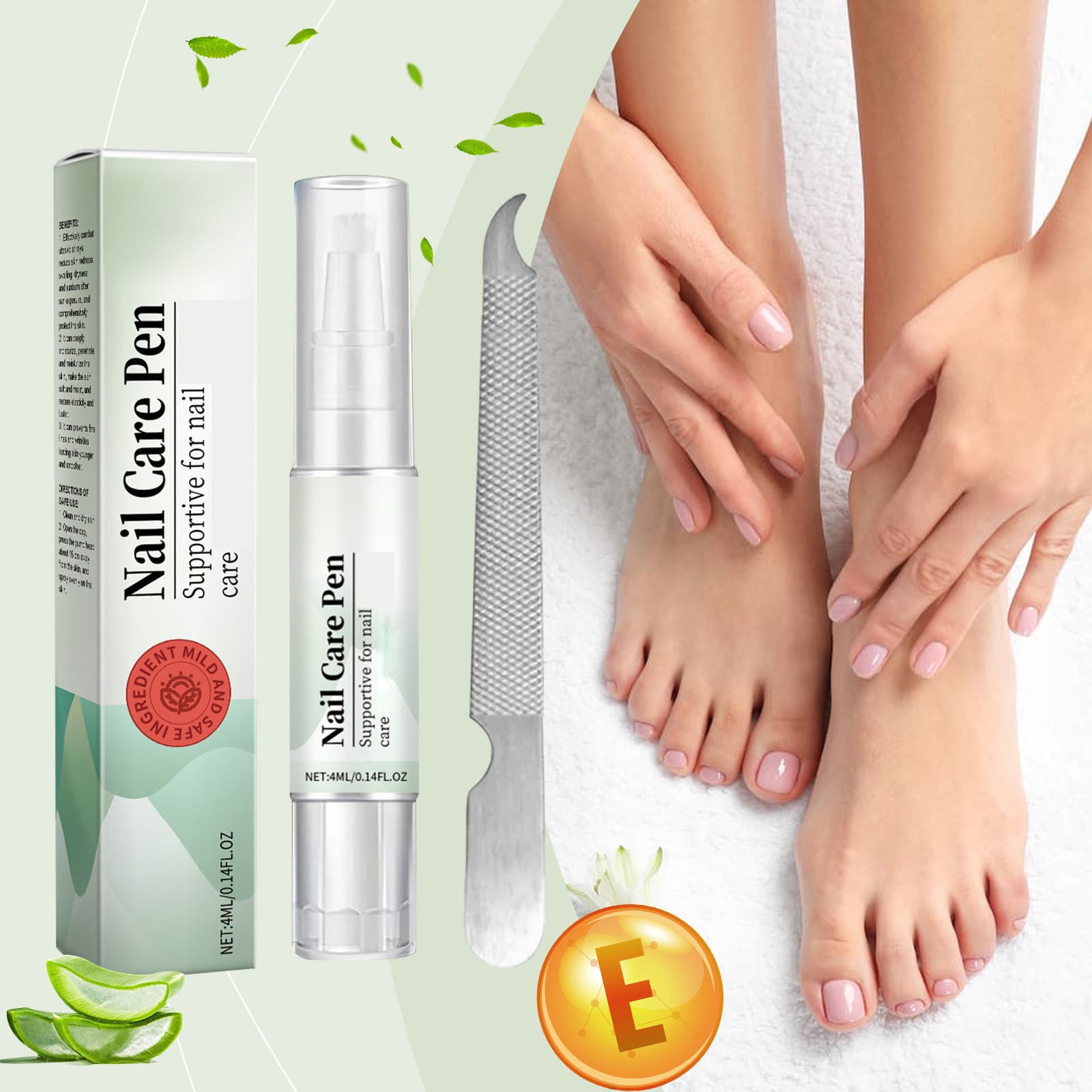 Nail Repair & Strengthening Liquid - 4ml Nail Care Pen with Aloe Oil ...