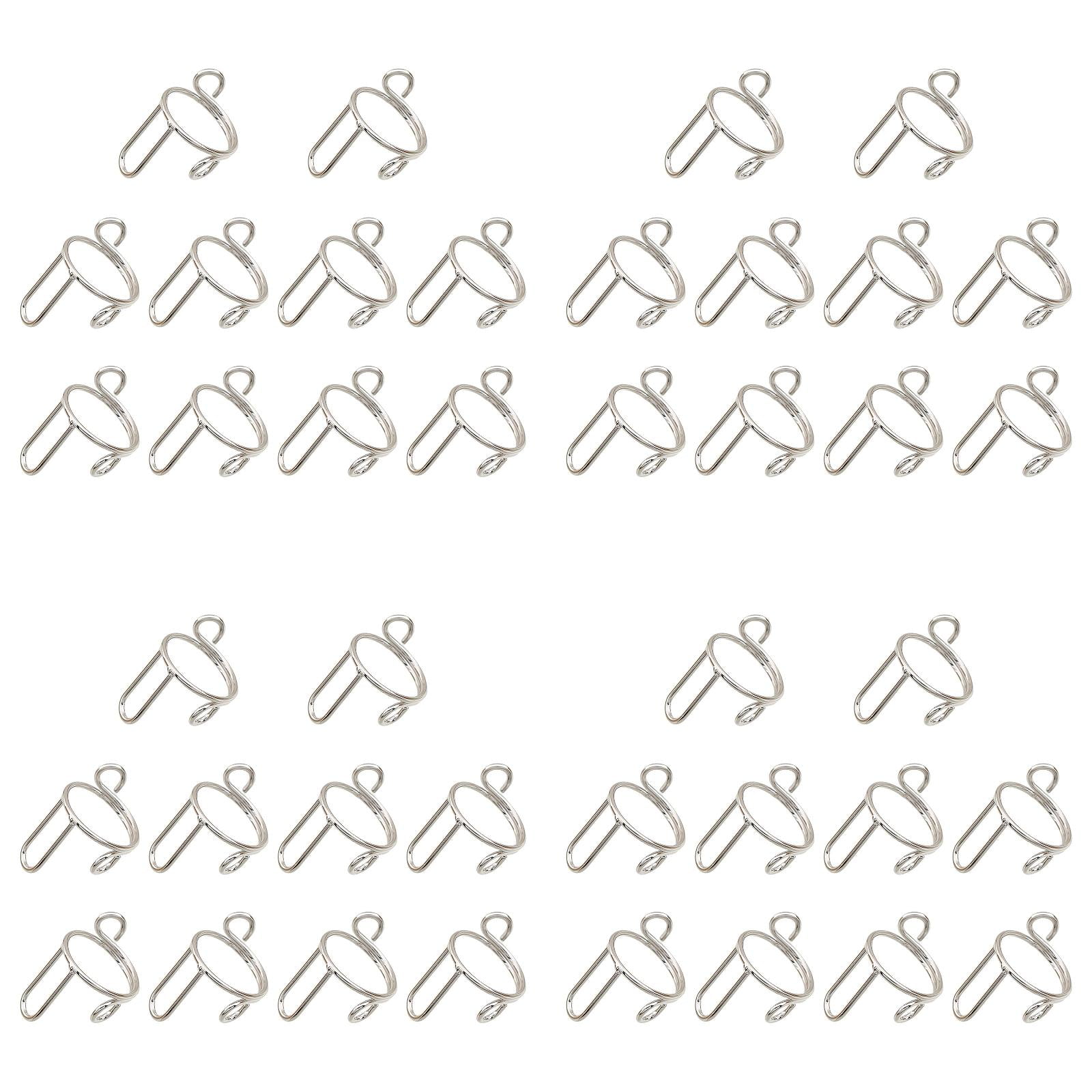 Nail Rings for Acrylic Nails Size Adjustable Fingernail Rings Reusable ...