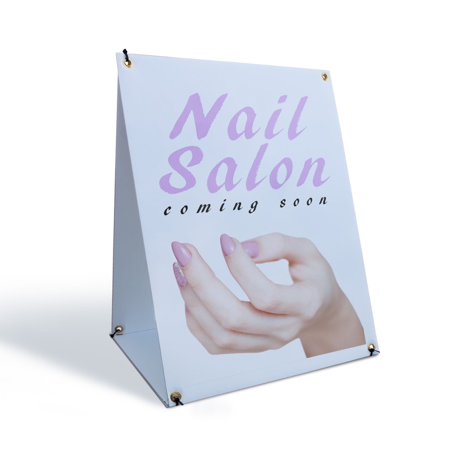 Nail Salon Coming Soon Sidewalk Sign 24 Inch x 36 Inch A-Frame Images ...