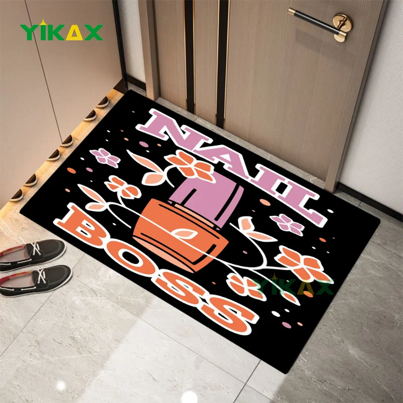 Nail Salon Doormat 3D Makeup Printing Area Carpet for Living Room ...