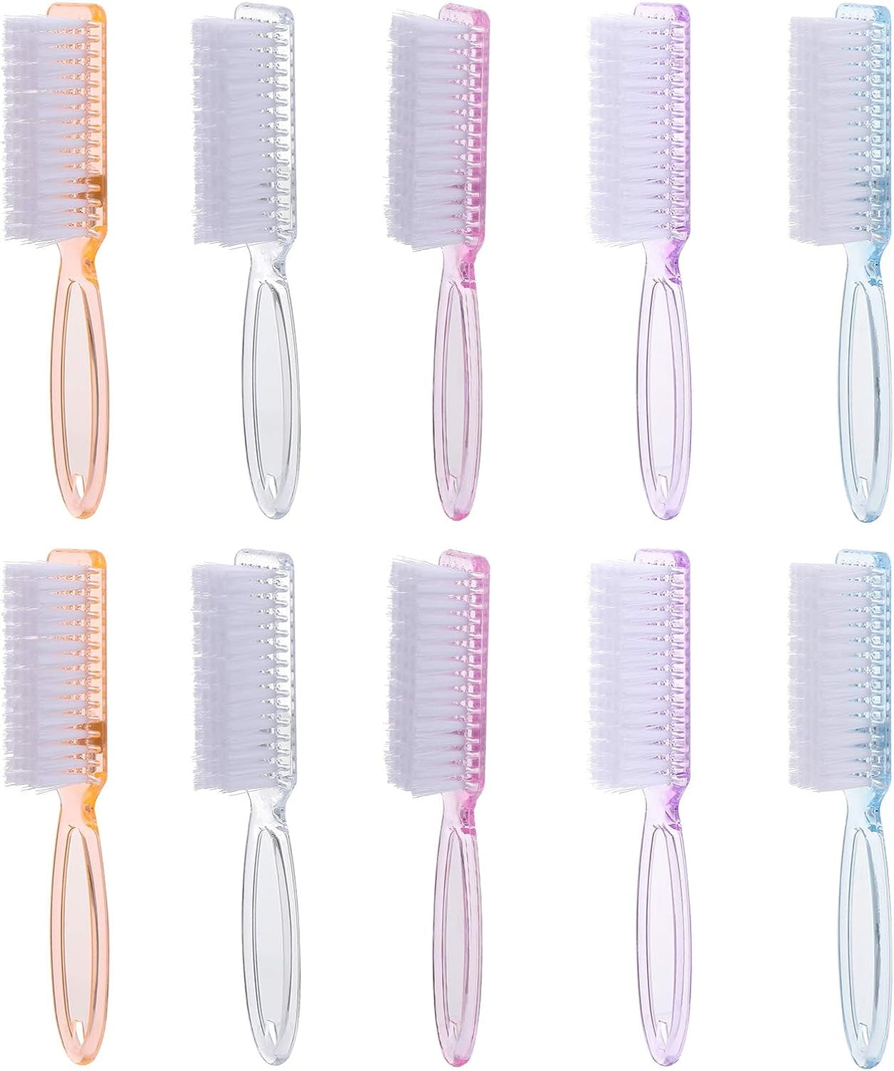 Nail Scrub Brush 10pcs Handle Nail Brushes Nail Cleaning Brushes ...