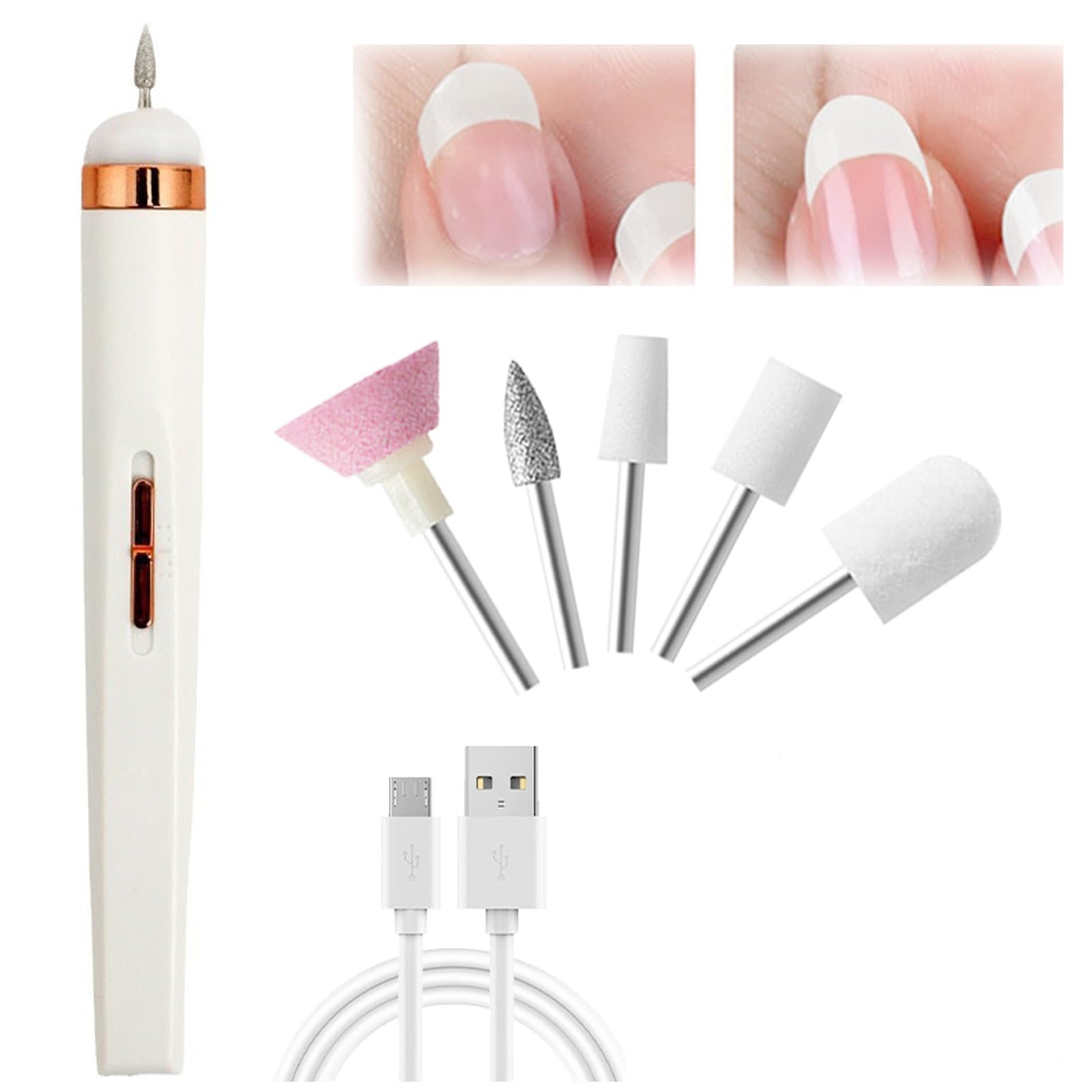 Nail Set, Manicure Set, Electric Nail Manicure Set, Nail Polisher with ...