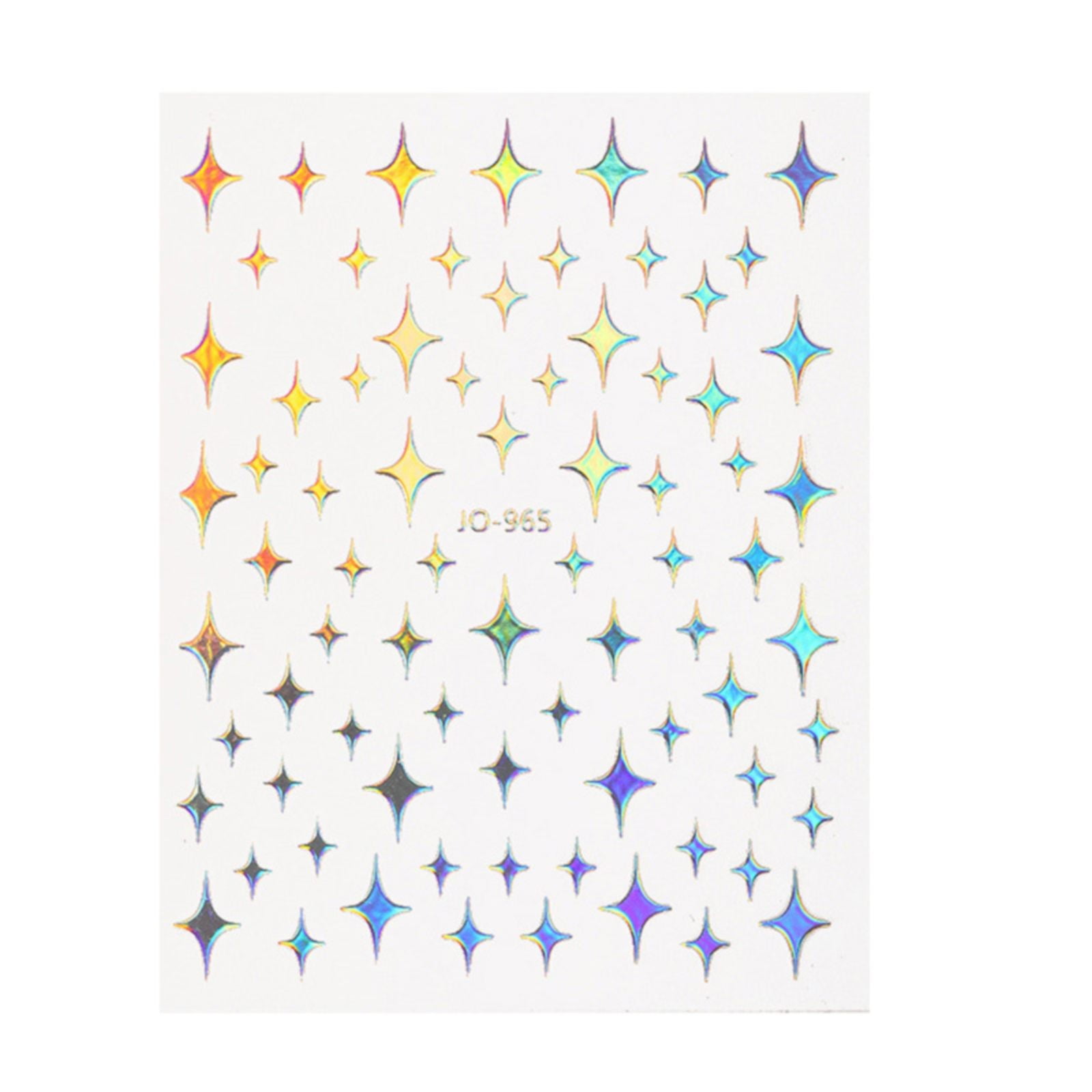 Nail Sheets Polish Glitter Star Stickers Bulk Metal Sunflower Sticker ...