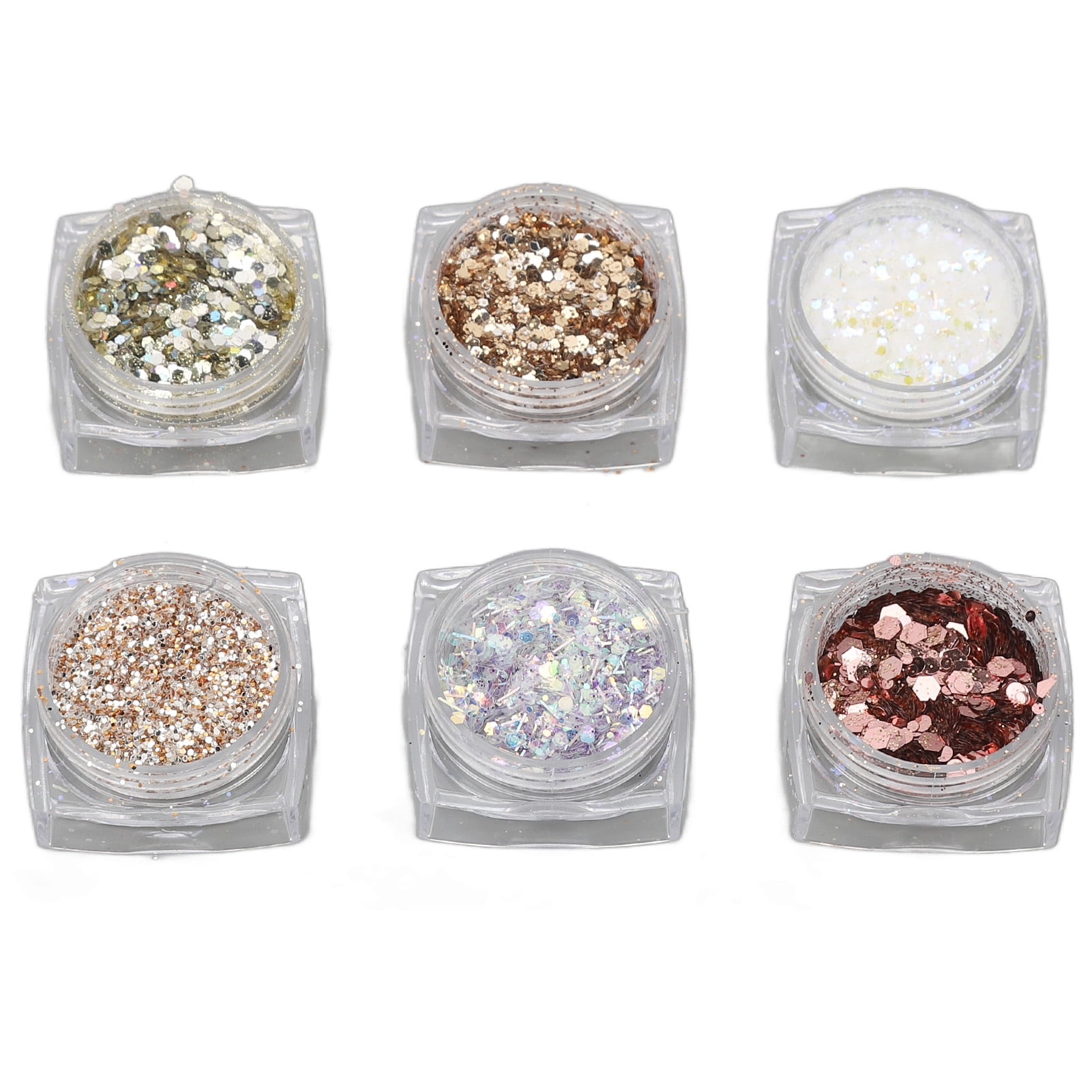 Nail Shell Stone Powder Sequins DIY Decoration Mixed Colors Ultra Thin ...