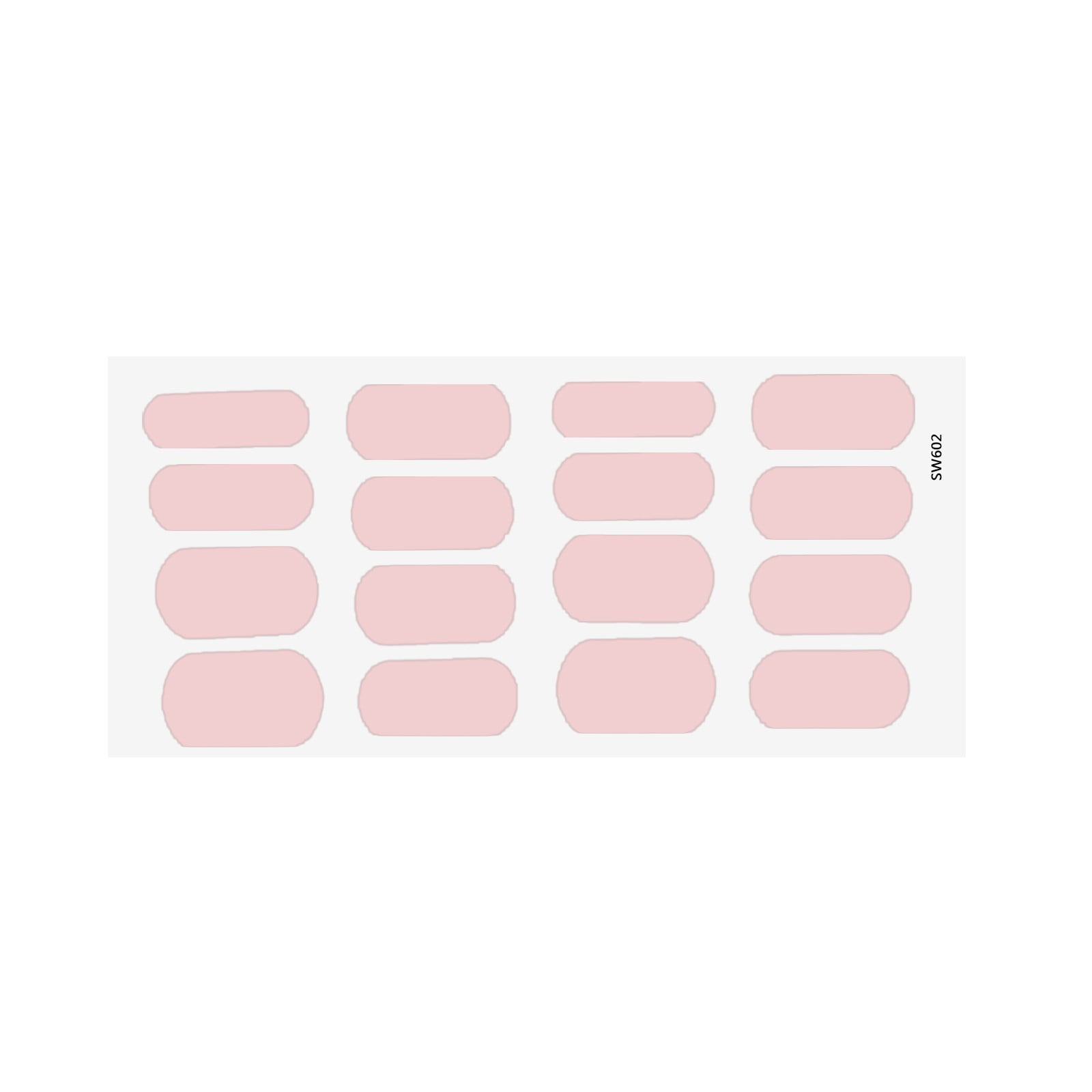 Nail Sticker Simple Solid Color Collection Nail Sticker Gentle Gradient ...