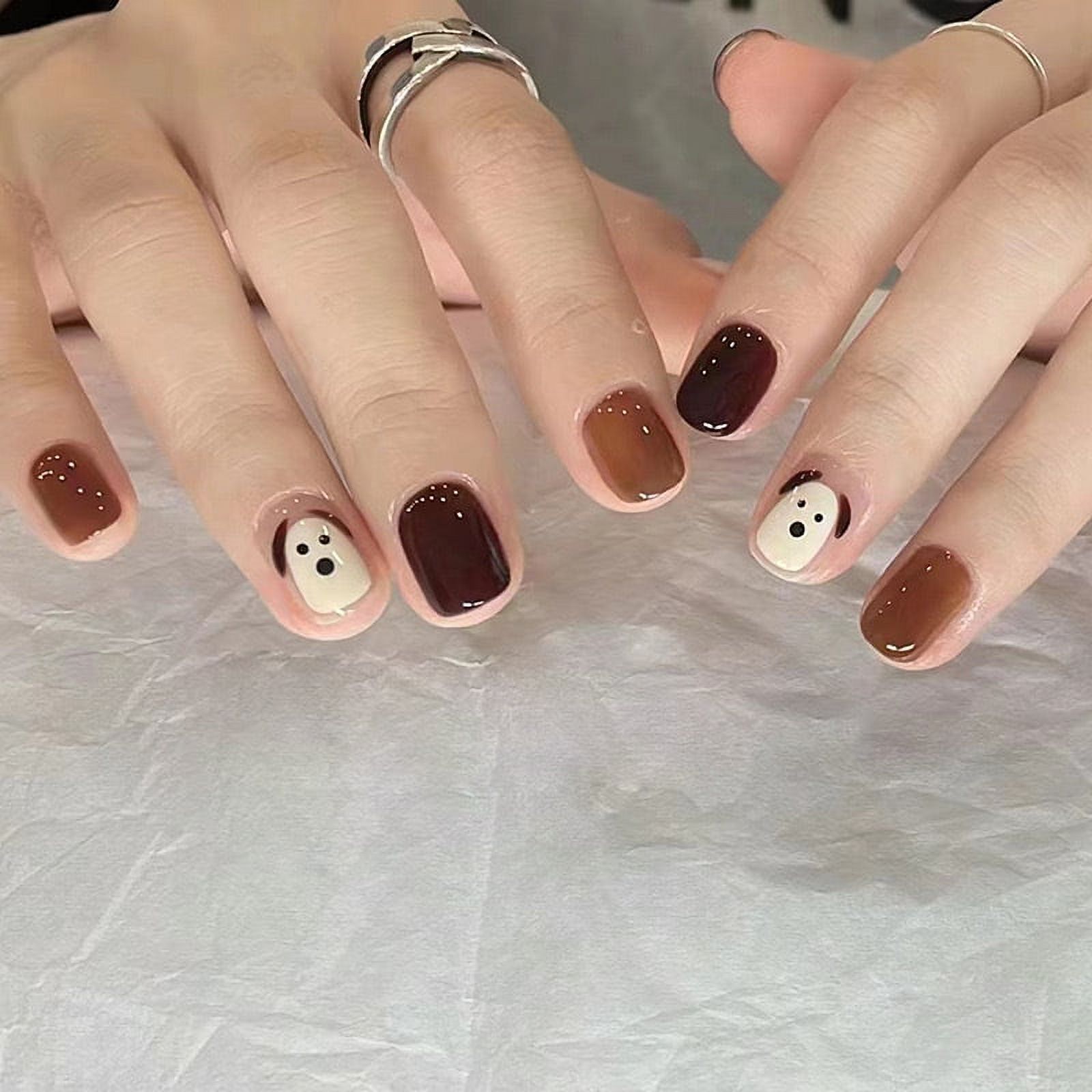 Nail Stickers Fake Nails Wearable Detachable Nail Tips - Walmart.com