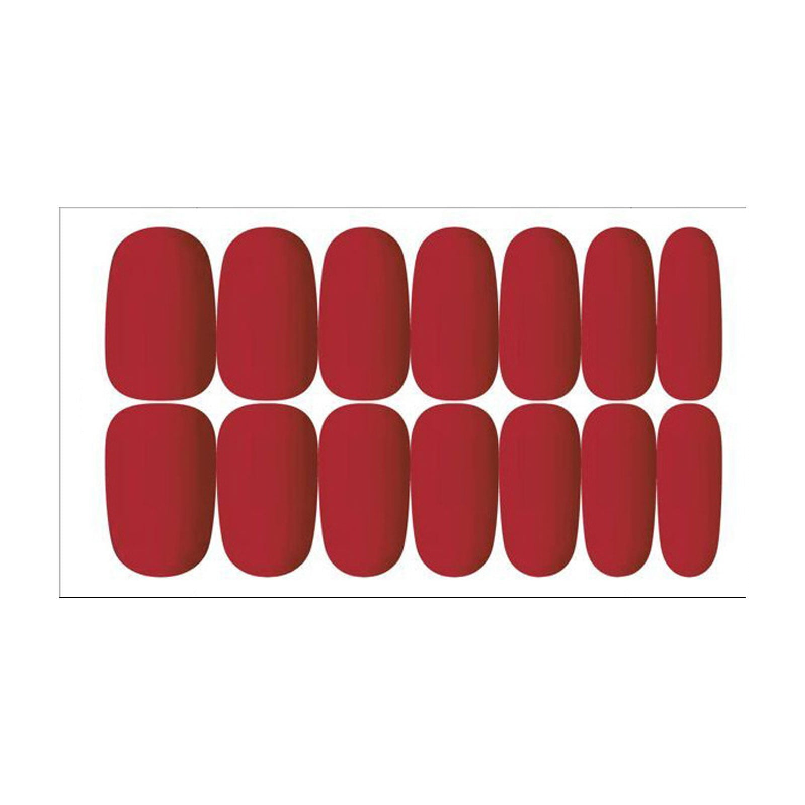 Nail Stickers Solid Color Matte Nail Stickers Nail Full Stickers Solid ...