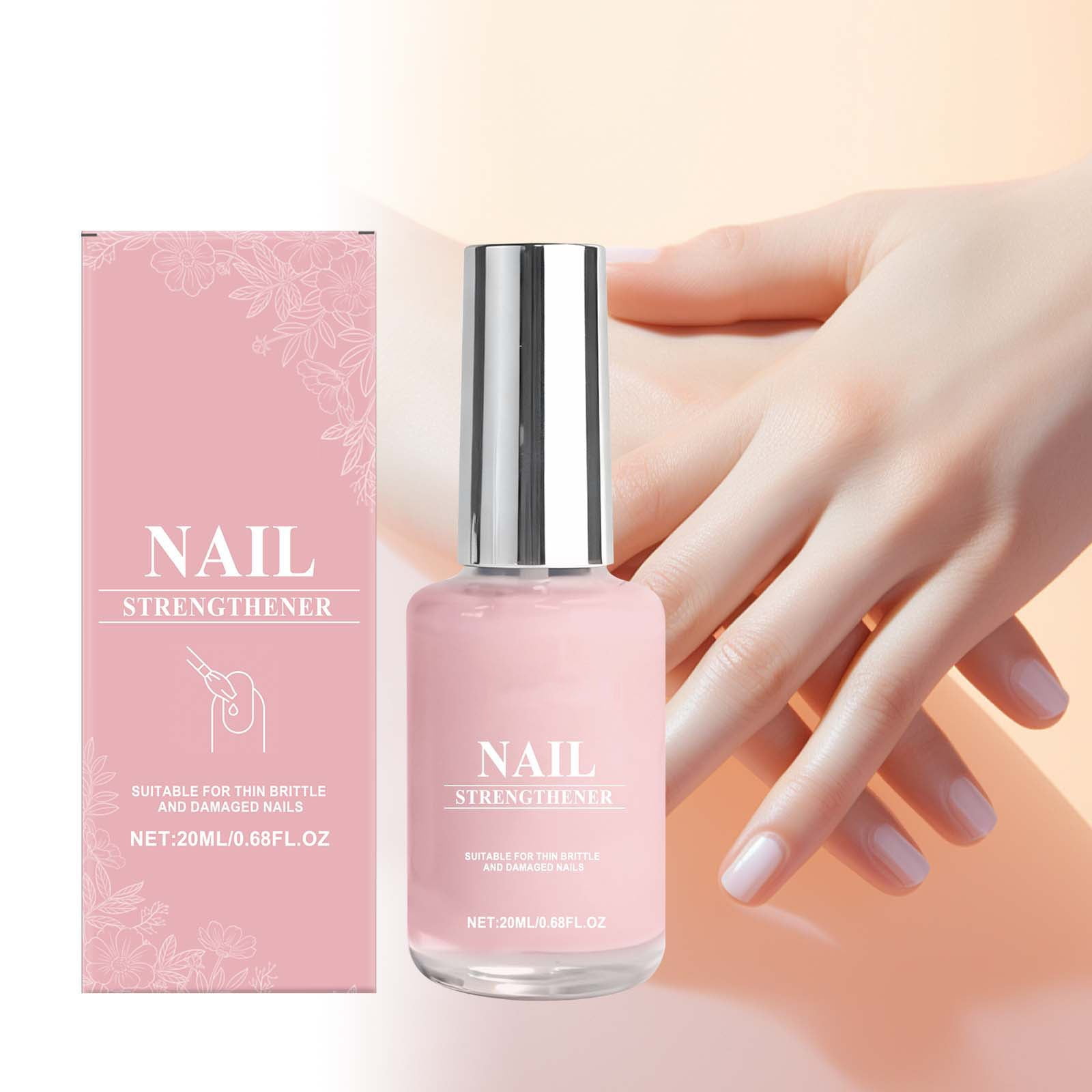 Nail Strengthener & Growth care,Built-in Top & Base Coat,Quick Dry ...