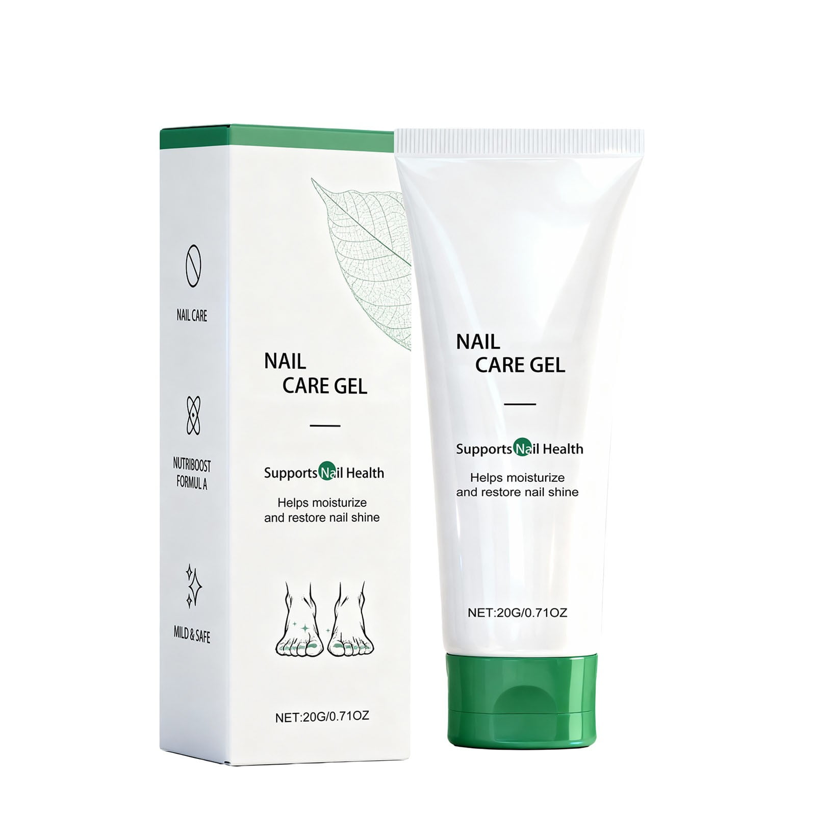 Nail Strengthening Cuticle Care Gel Serum - Nourishes Damaged, Brittle ...