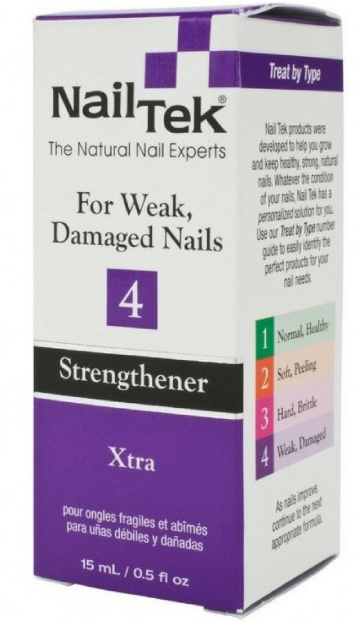 Nail Tek, Nail Strengthener Xtra 0.5 oz - (Pack of 6) - Walmart.com