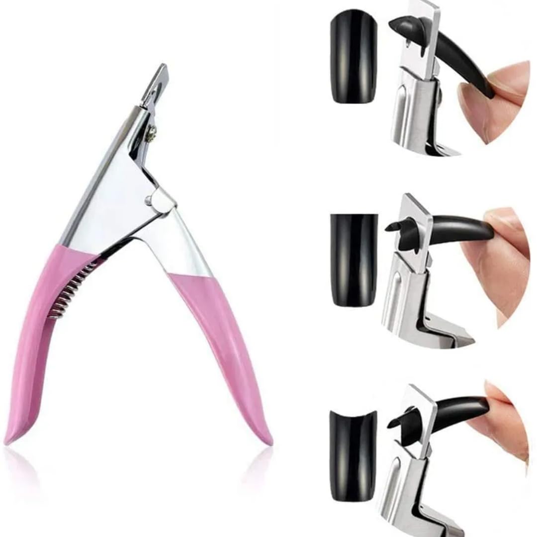 Nail Tip Clipper Edge Cutter Adjustable Stainless Steel False ...
