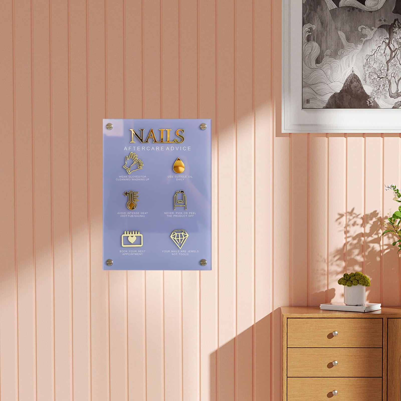 Nail Tip Display Board, Fals Tip Showing Holder, Acrylic, Lightweight ...