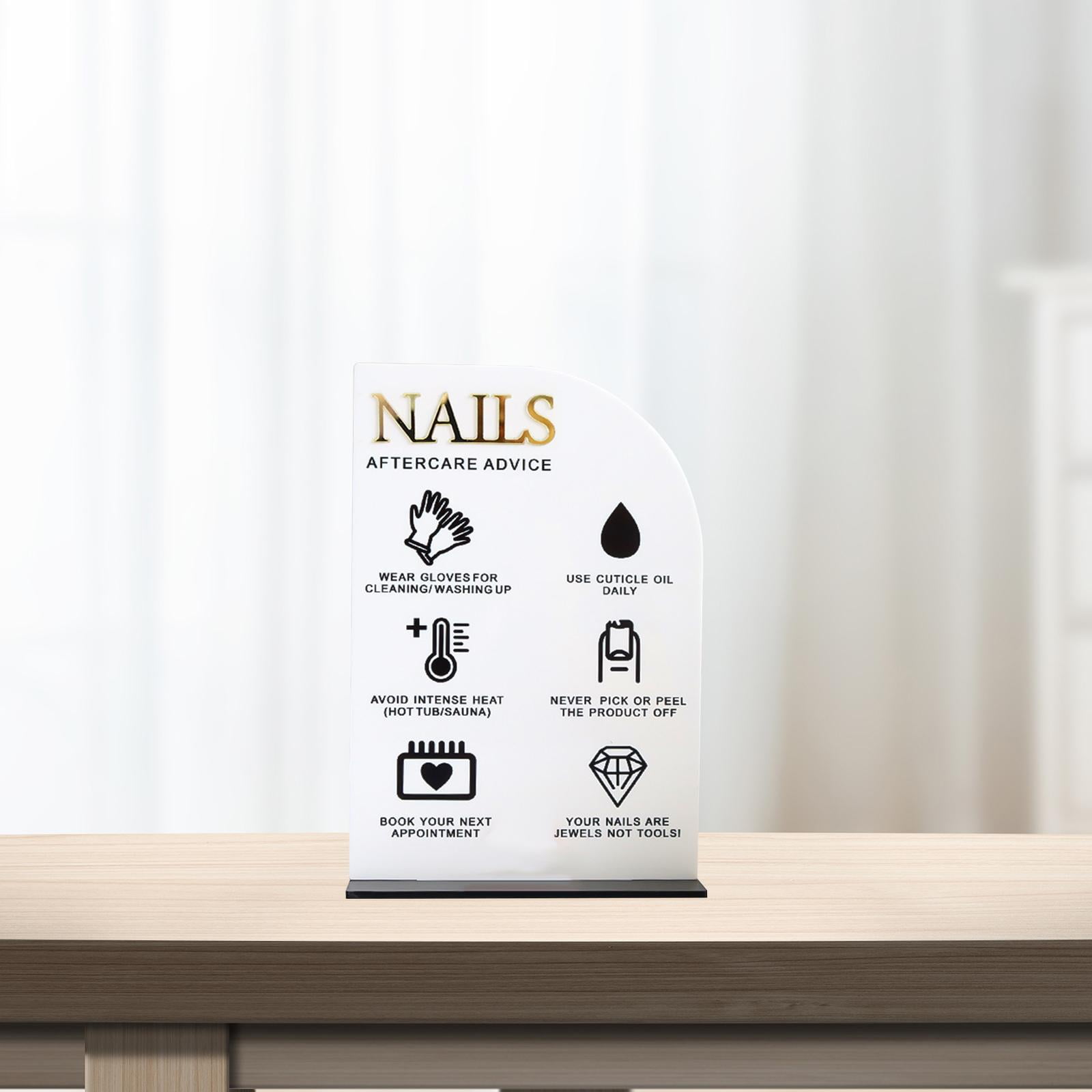 Nail Tip Display Board, False Nail Tip Showing Holder, Acrylic ...