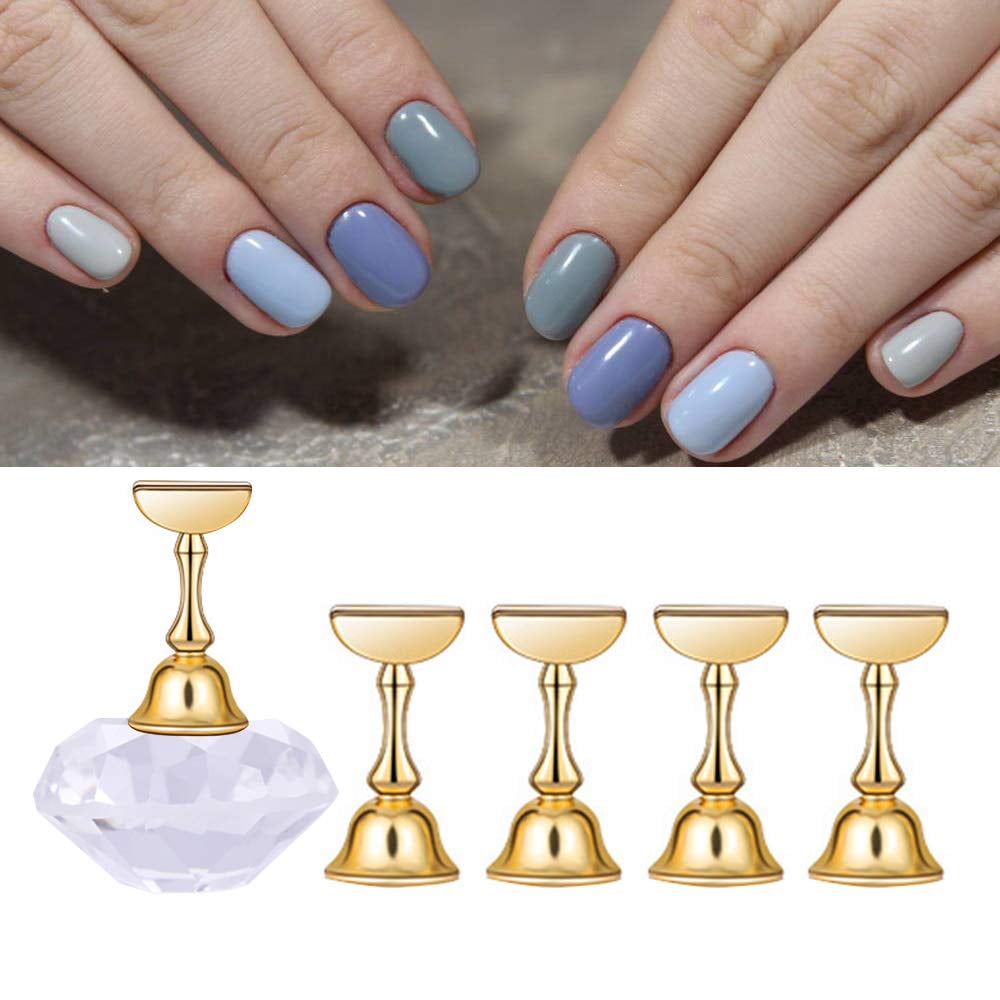 Nail Tip Stand Holders, Practice Crystal Stand Base Display Tools Set ...