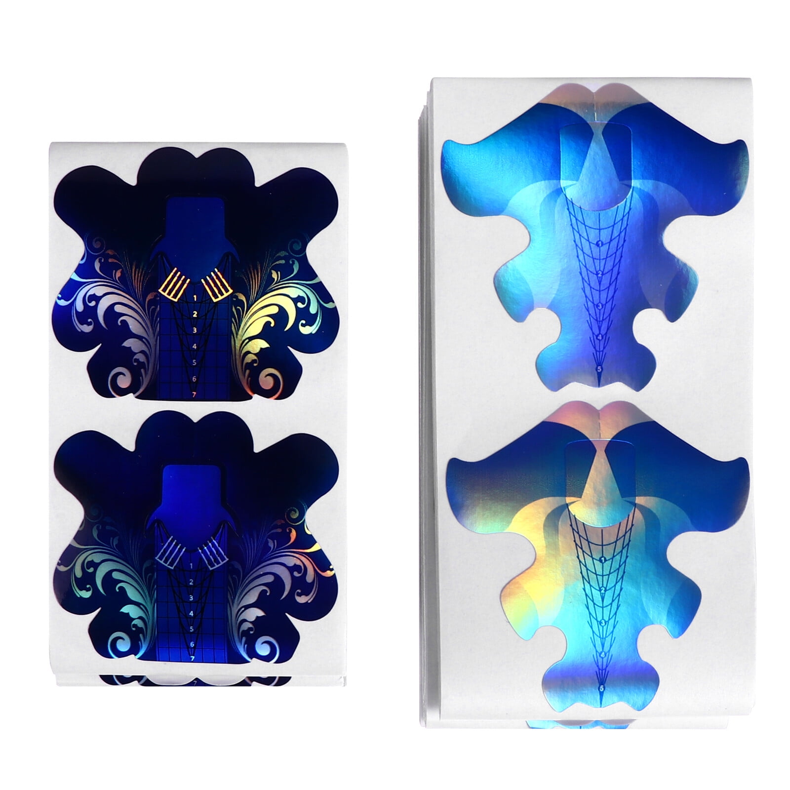 Nail Tips Guide 200 Pcs Extended by Art Paper Holder Supplies Acrylic ...