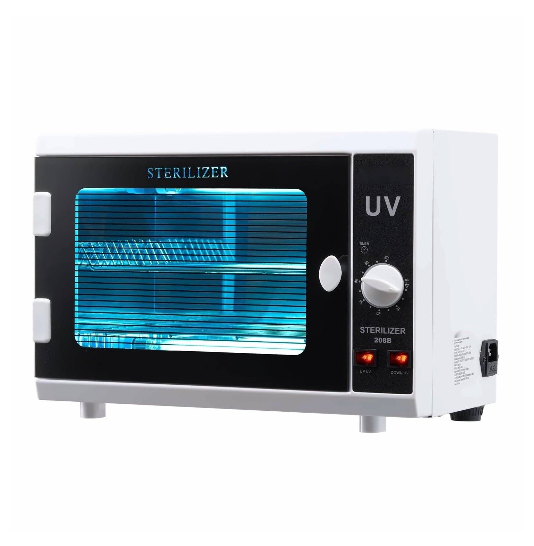 Nail Tool Cleaning Machine 12L, UV Cleaner Cabinet, Knob Control ...