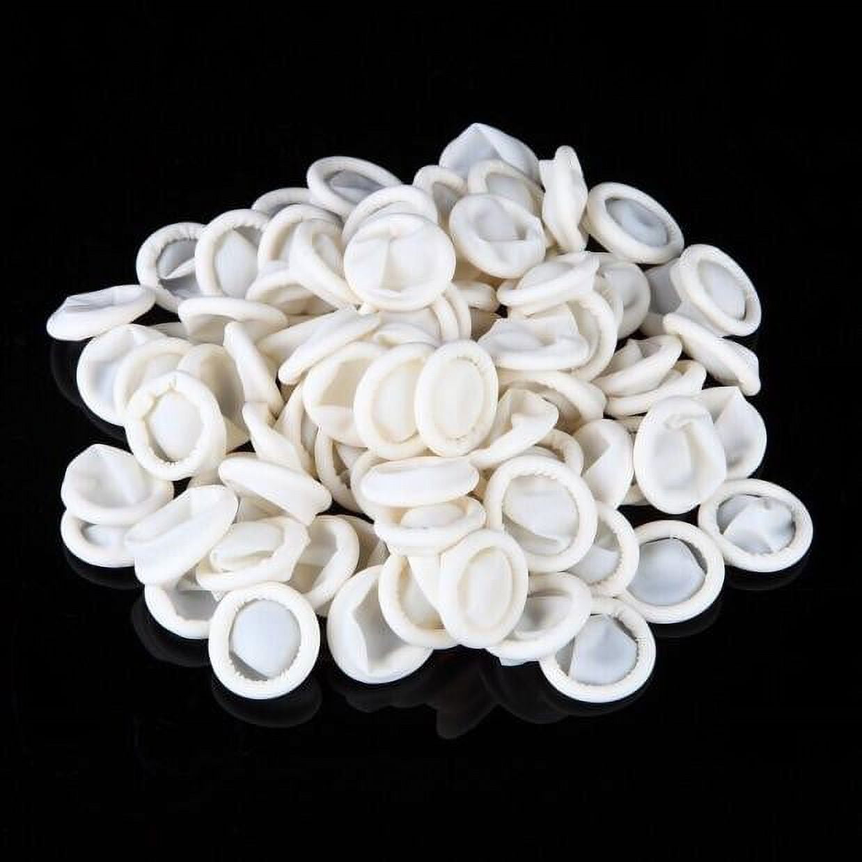 Nail Tools 100pcs Protective Rubber Finger Cots Gloves for Art ...