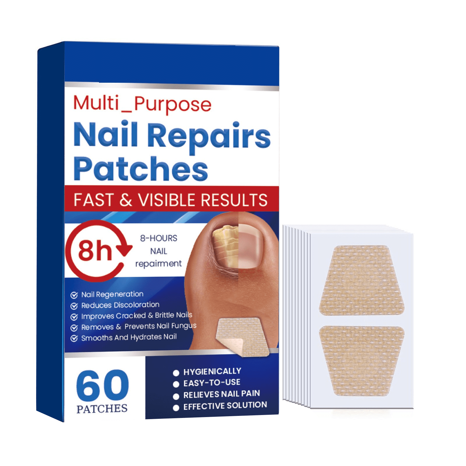 Nail Treatment Patch Anti Fungal Nail Correction Stickers Ingrown ...