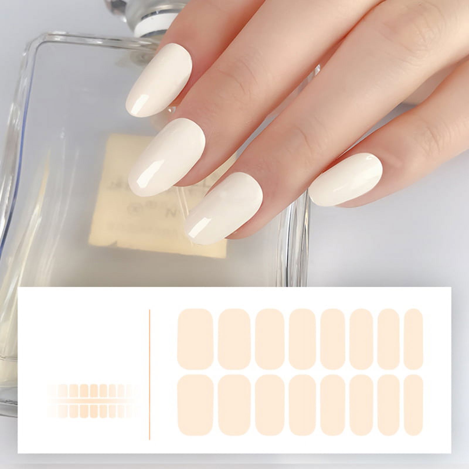 Nail Wrap Stickers - Self Adhesive Color Strips for Manicure - Walmart.com