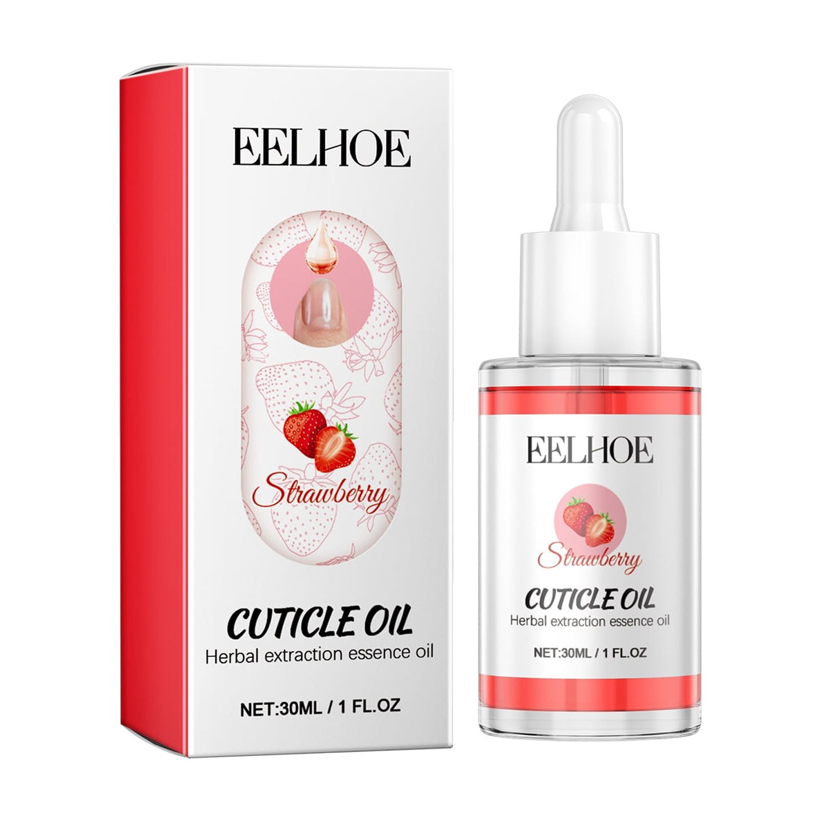Nail Care Oil With Strawberry Scent To Care For Nails Repair Cuticles Prevent Hangnails And