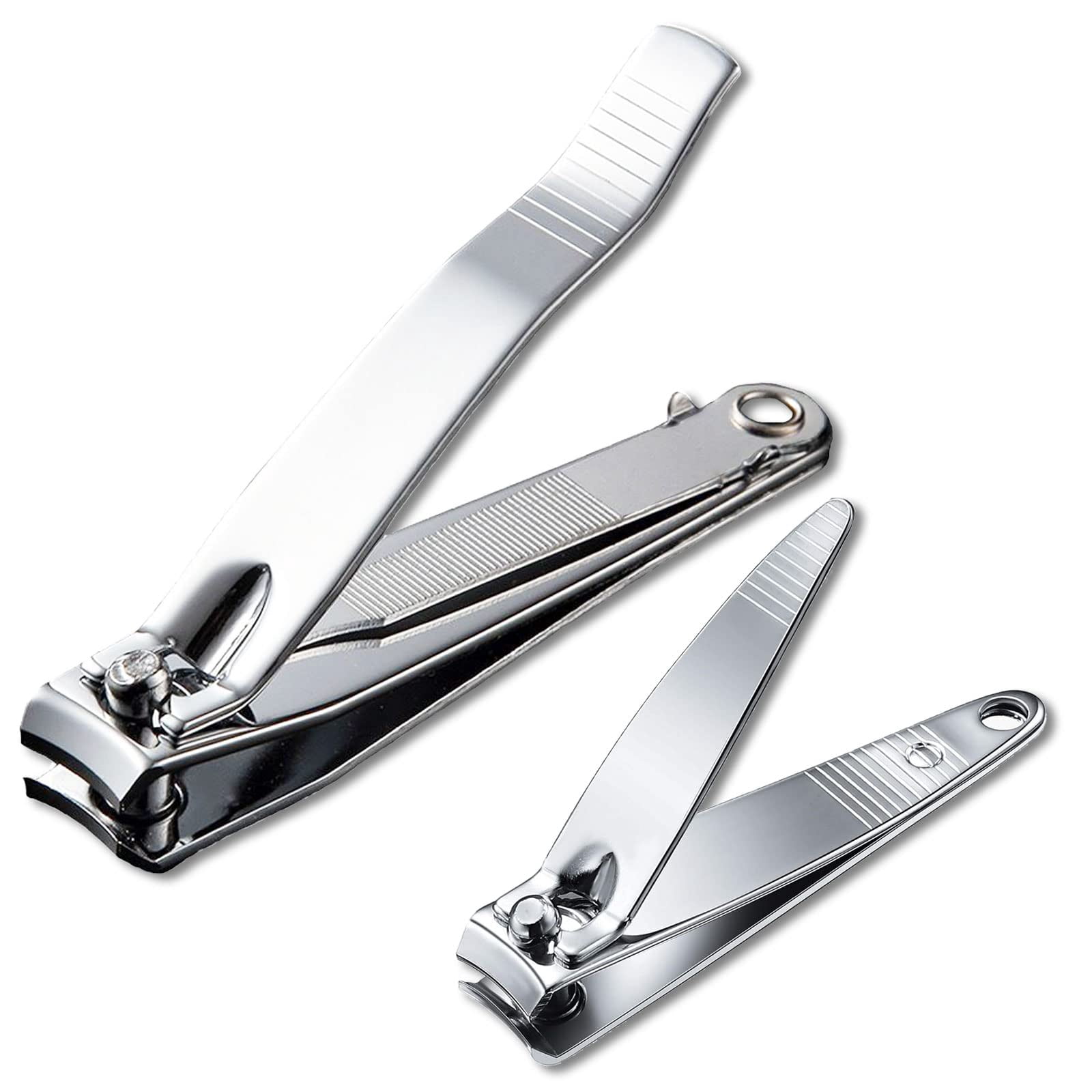 Nail clipper set, ultra-sharp stainless steel nail clippers and toenail ...