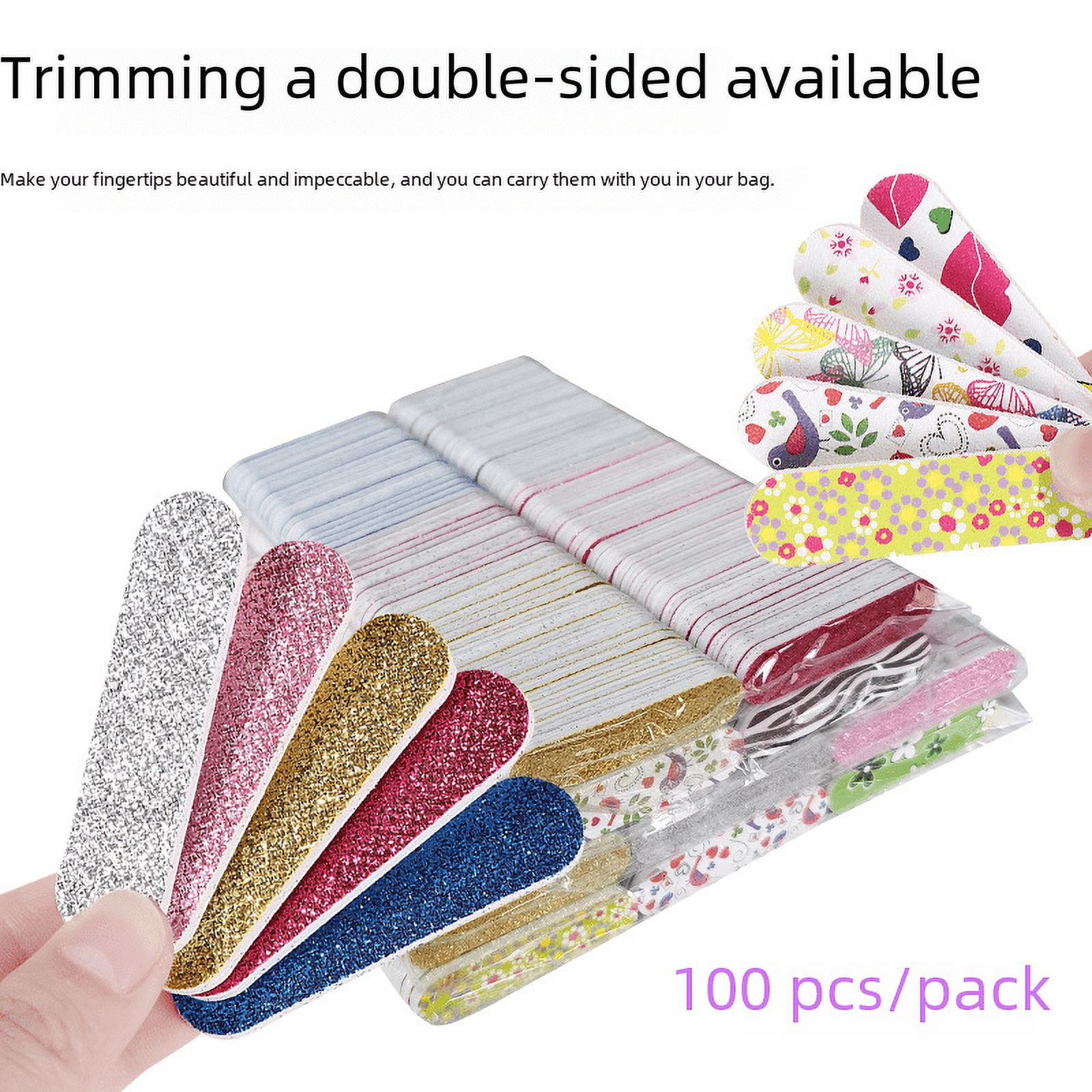 Nail file mini nail art file onion powder file repair type rub flower ...