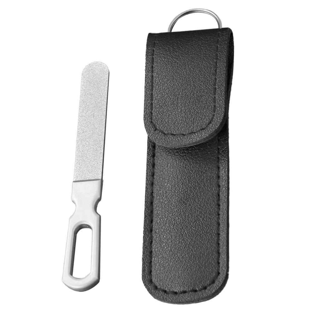 Nail file with two sides, Stainless steel, 9.2 x 1 cm, Silver - Walmart.com